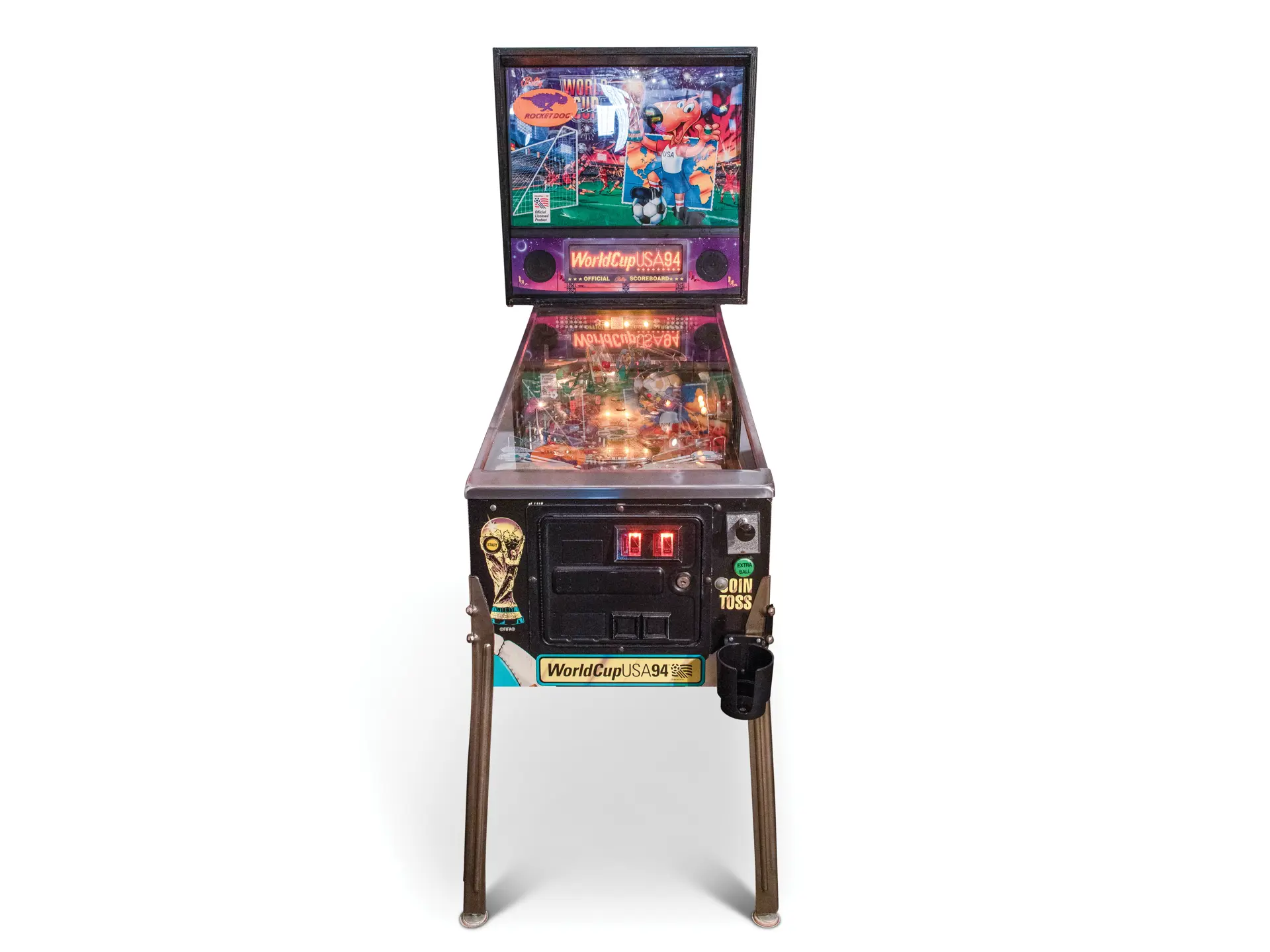 World Cup Soccer Pinball Machine by Bally | The Taj Ma Garaj Collection ...