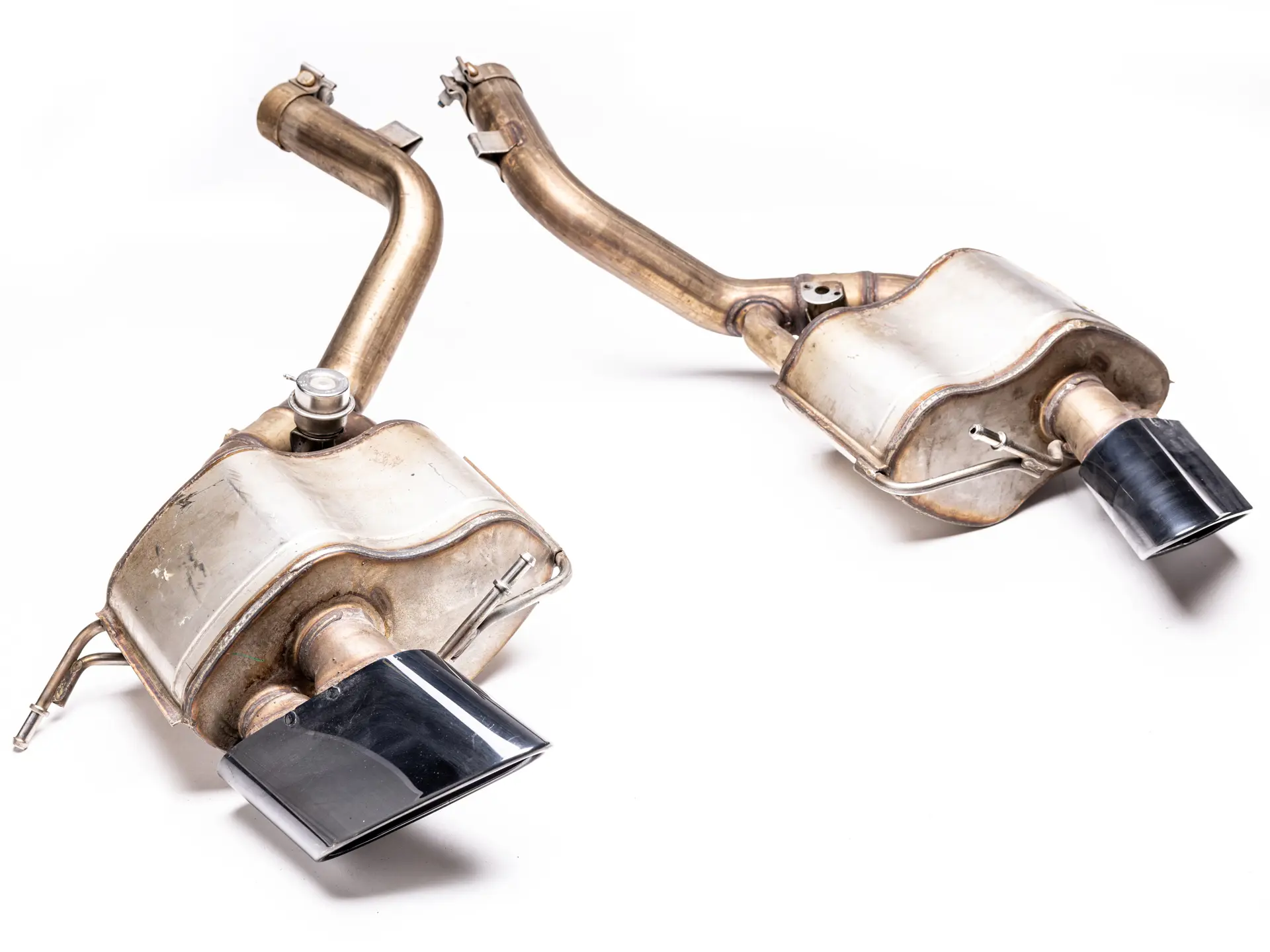 Pair of Maserati GranTurismo S Exhaust Back Boxes with Black Tips | The ...