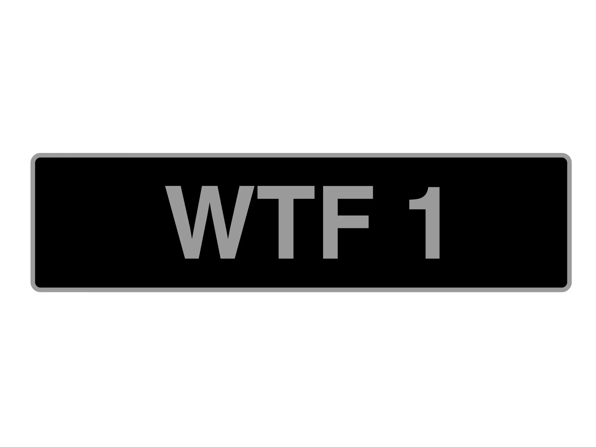 'WTF 1' UK Registration Number | London 2025 | RM Sotheby's