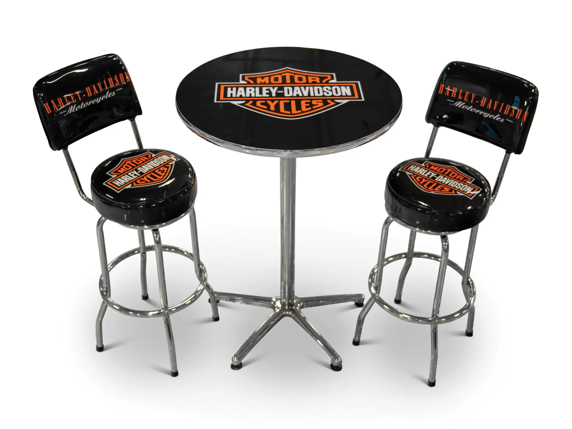 Harley-Davidson High-Top Table with Stools | The Elkhart Collection ...