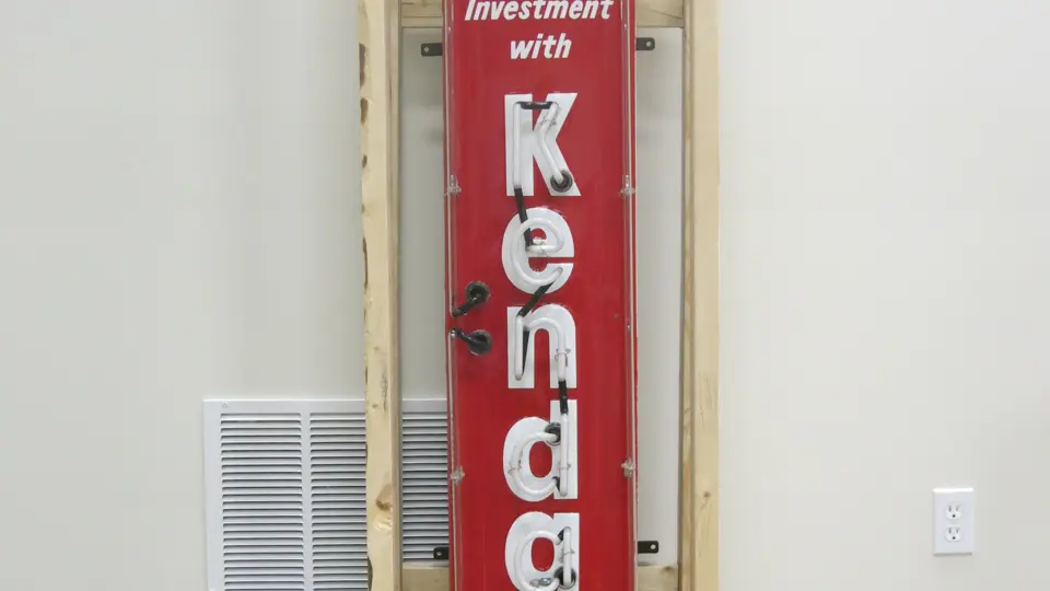 1960s Kendall original tin neon sign | Auburn Fall 2014 | RM Sotheby's