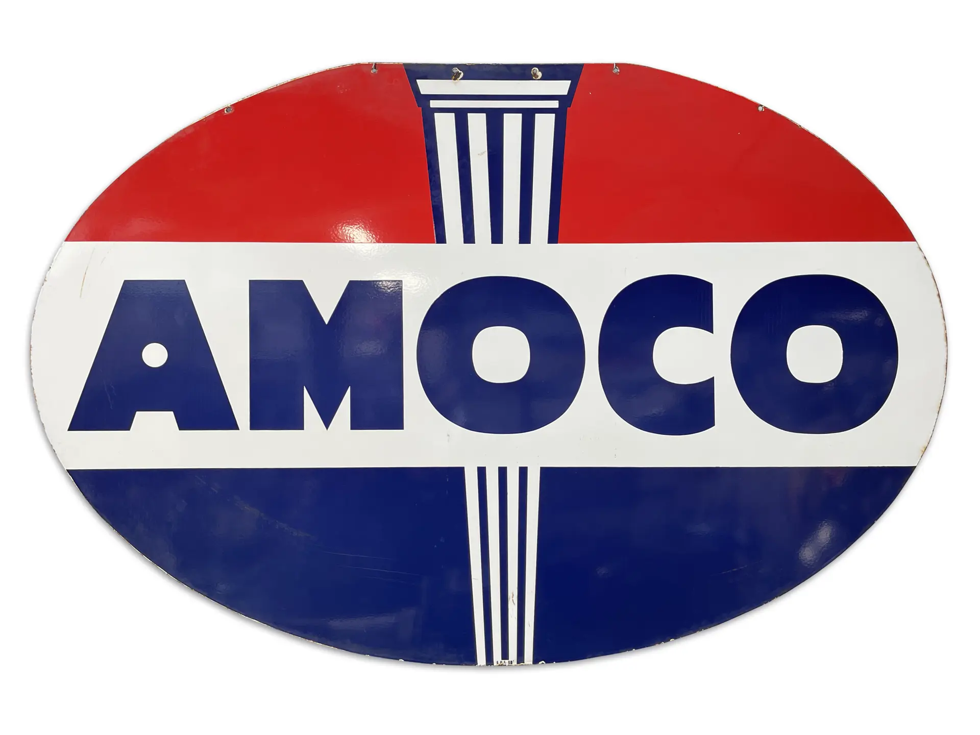 Amoco Double-Sided Porcelain Sign | Gene Ponder Collection | RM Sotheby's