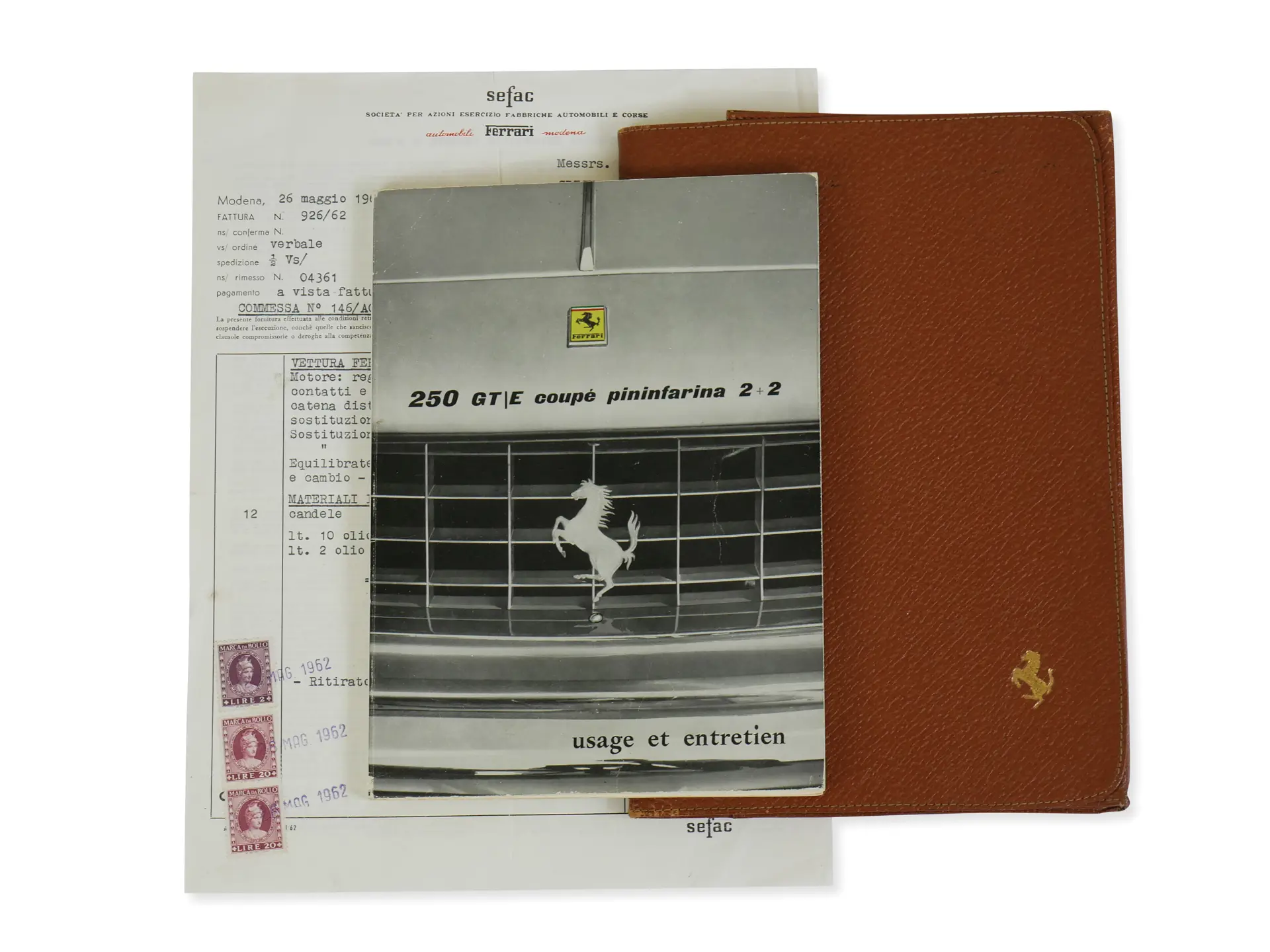 Ferrari 250 GTE 2+2 Owner's Manual and Documents | Paris 2020 | RM ...