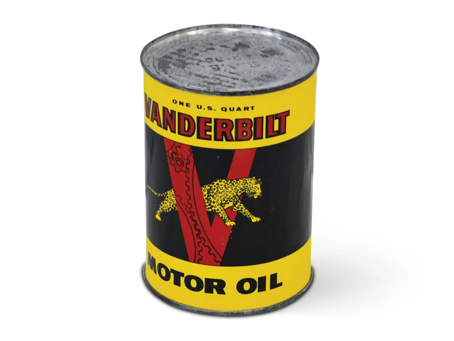 Vanderbilt Motor Oil with Logo Round Quart Metal Can | Auburn Spring ...