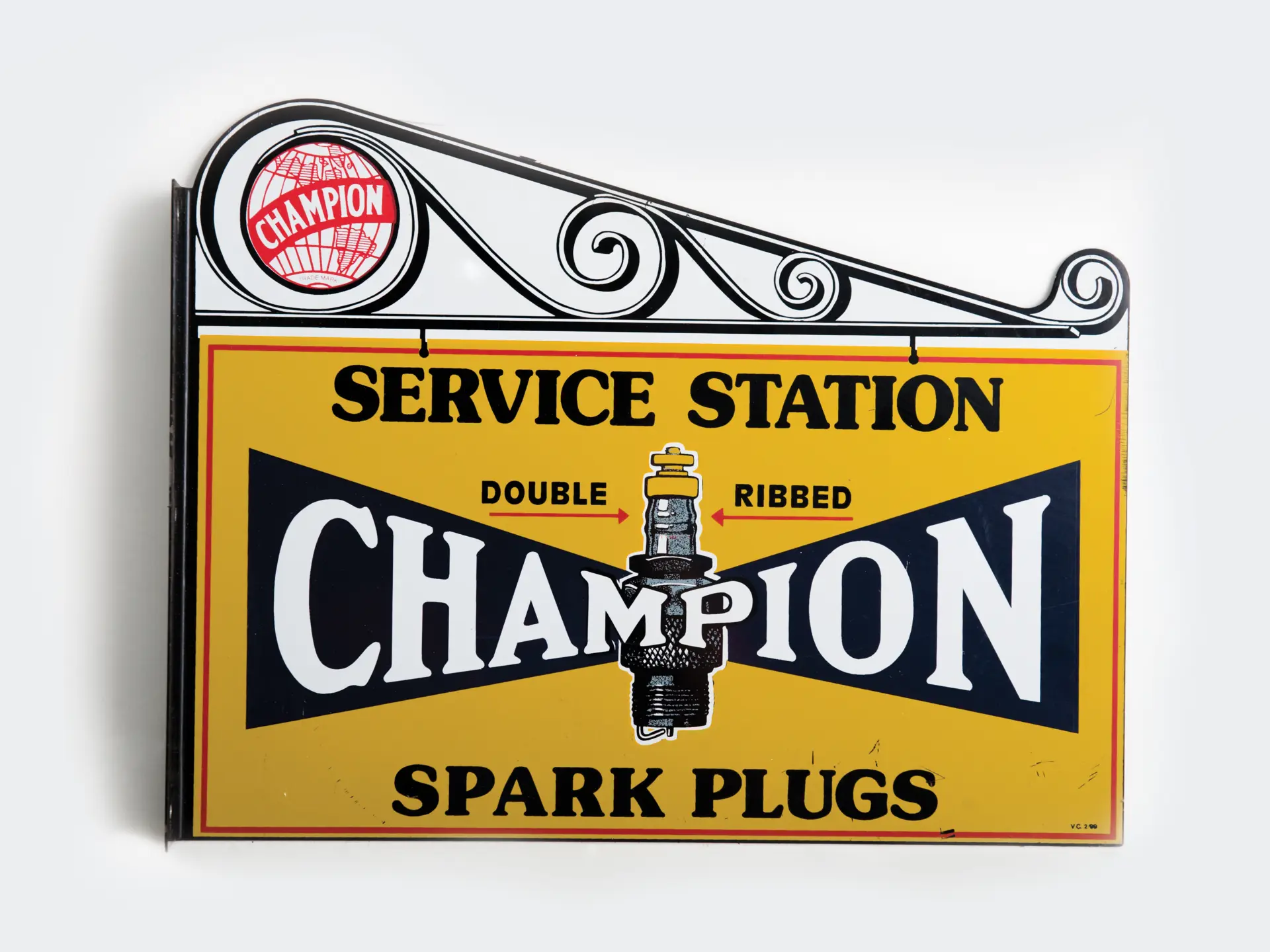 Champion: Service Station Spark Plugs Sign | Vintage Motor Cars of ...