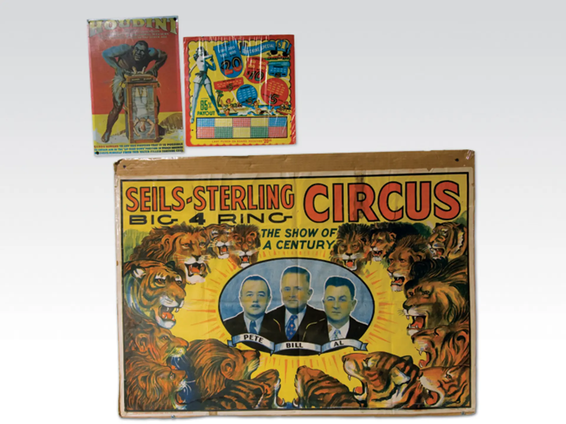 Vintage Circus Poster and Lottery Game | The Al Wiseman Collection | RM ...
