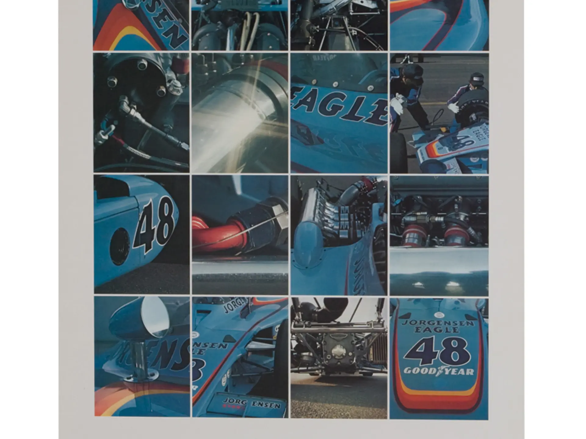 Dan Gurney Jorgensen Eagle Posters | Monterey Sports & Classic Car ...