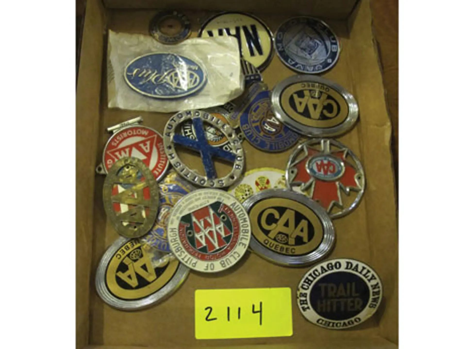 Group Lot of Assorted Automotive Badges | The Bennett Collection | RM ...