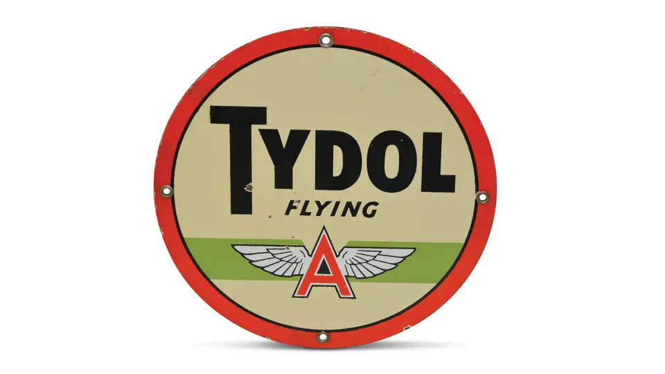 Tydol Flying A Porcelain Sign | Auburn Fall 2019 | RM Sotheby's