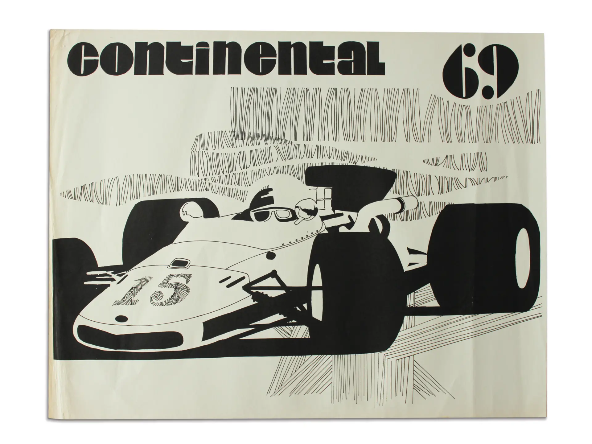 "Continental '69" Vintage Event Poster for a Race at Laguna Seca ...