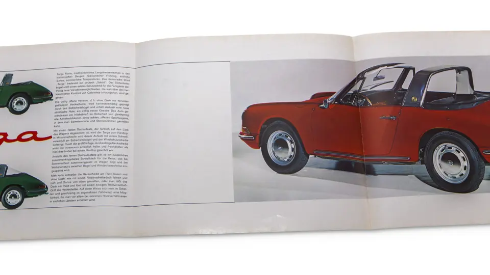 Porsche 911 'Soft-Window' Targa Brochures, 1965 | A Lifetime of Porsche ...