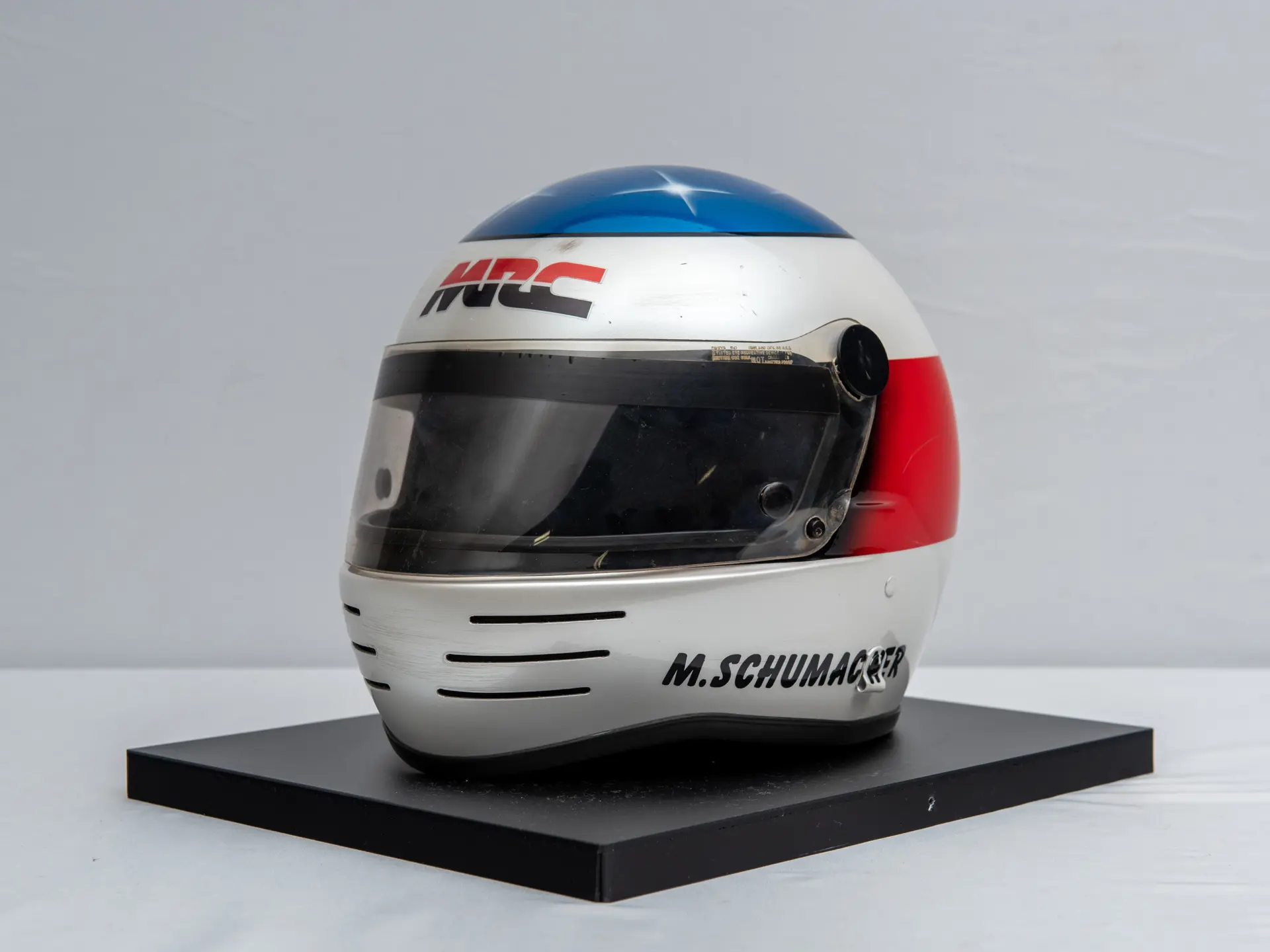 1989 Michael Schumacher Simpson WTS German Formula 3 Helmet | Full ...