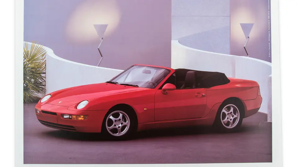 Five Porsche 968 Advertising Posters | The White Collection | Online ...