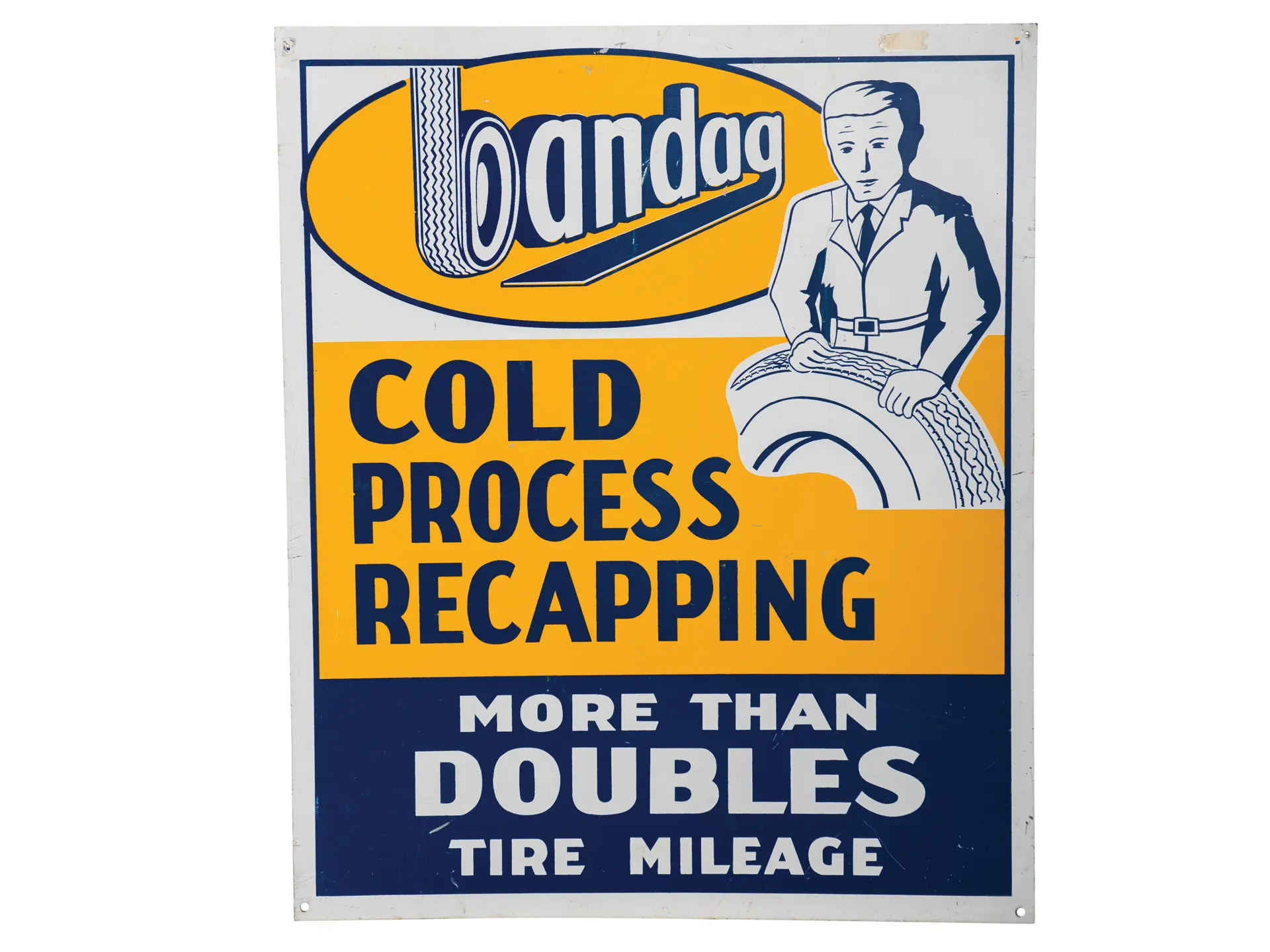 Bandag Tin Sign | The Dingman Collection | RM Sotheby's