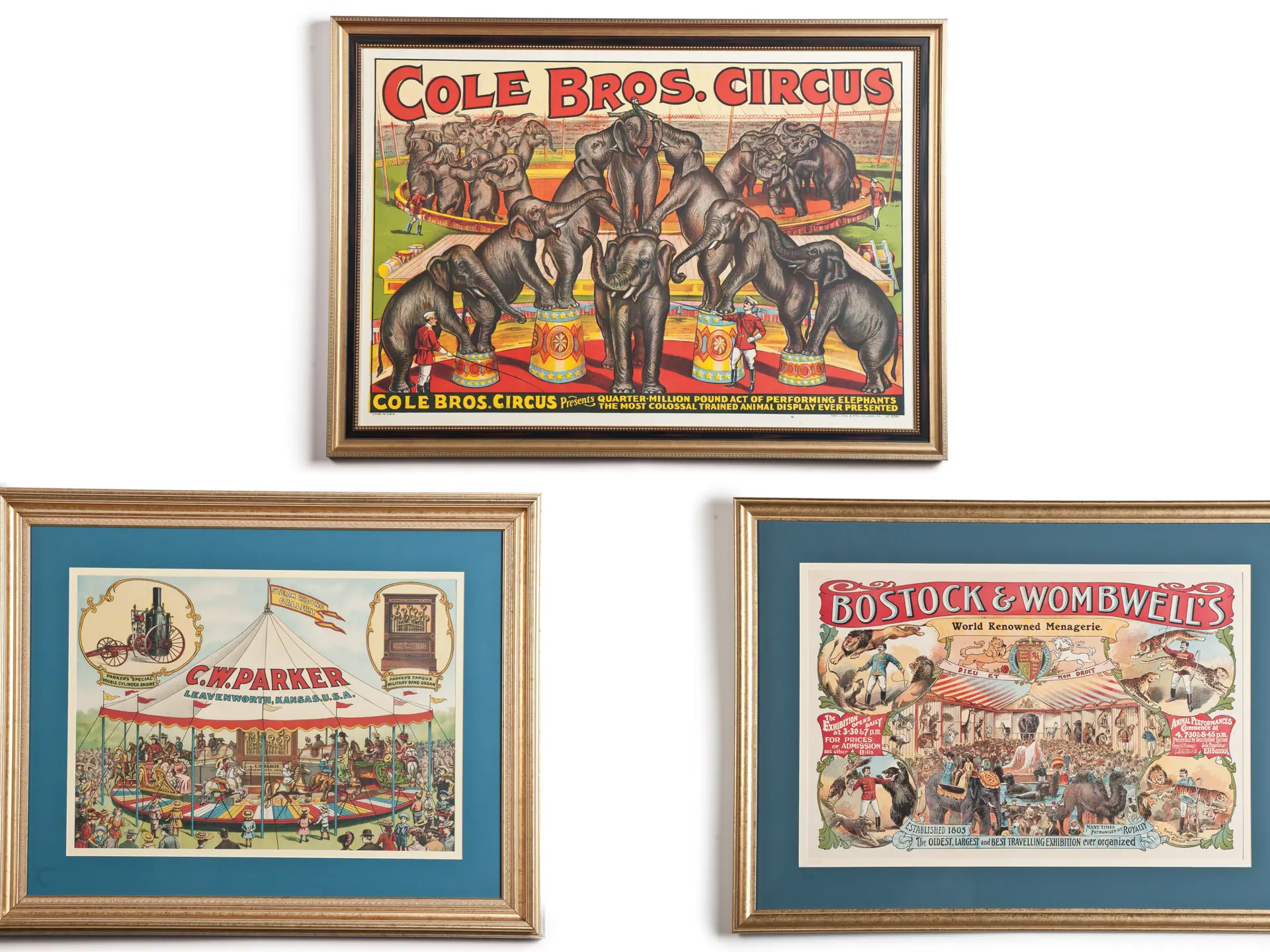 Three Good Circus Lithograph Posters | The Milhous Collection | RM ...