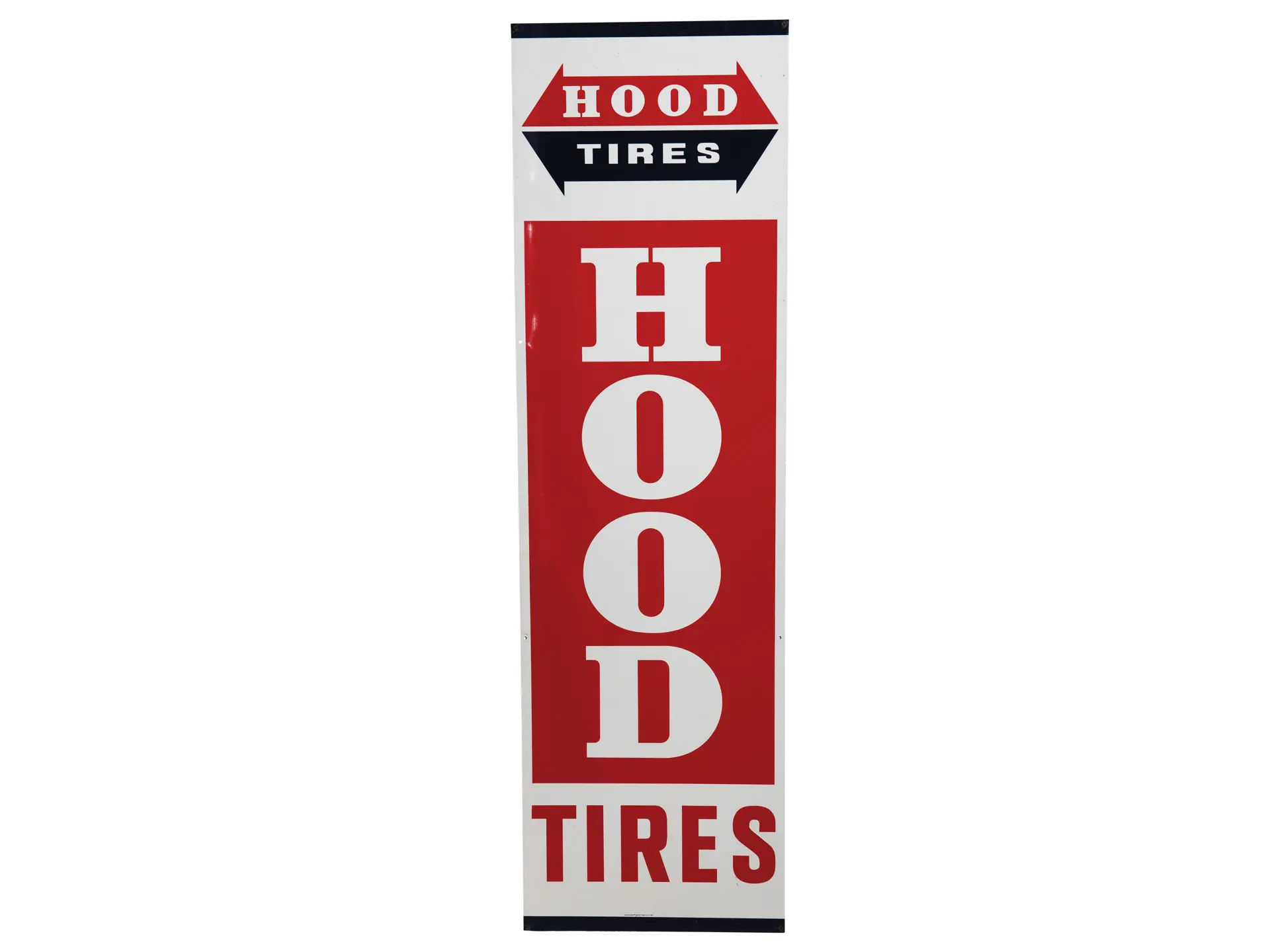 Hood Tires Tin Sign | The Dingman Collection | RM Sotheby's