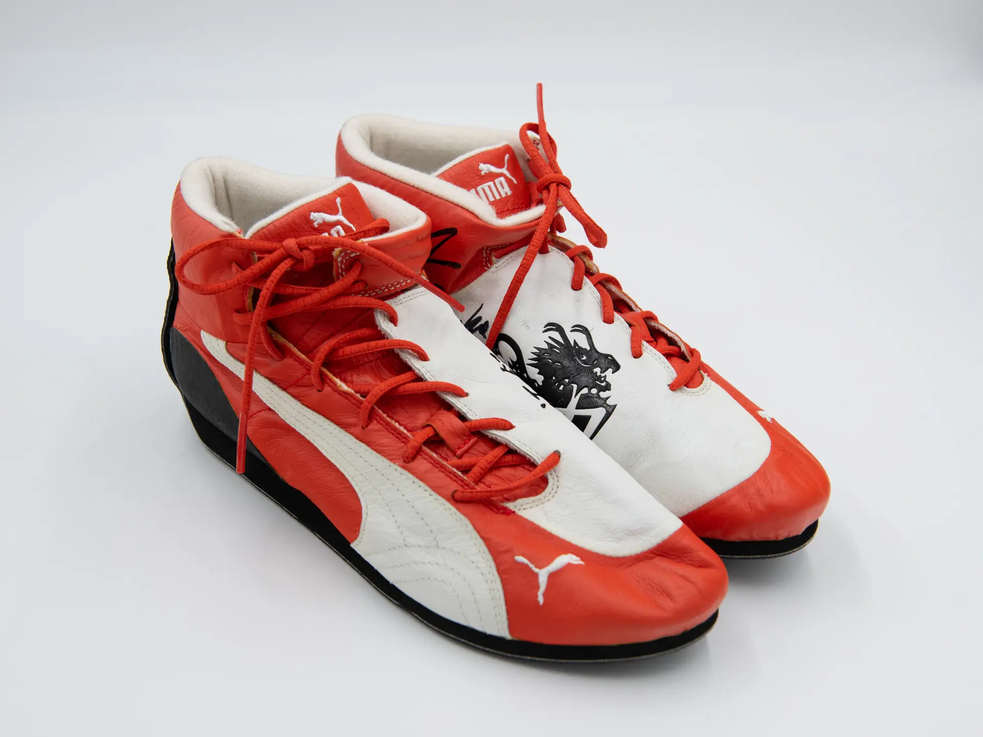 2004 Michael Schumacher Puma Formula 1 Racing Boots | Full Throttle ...