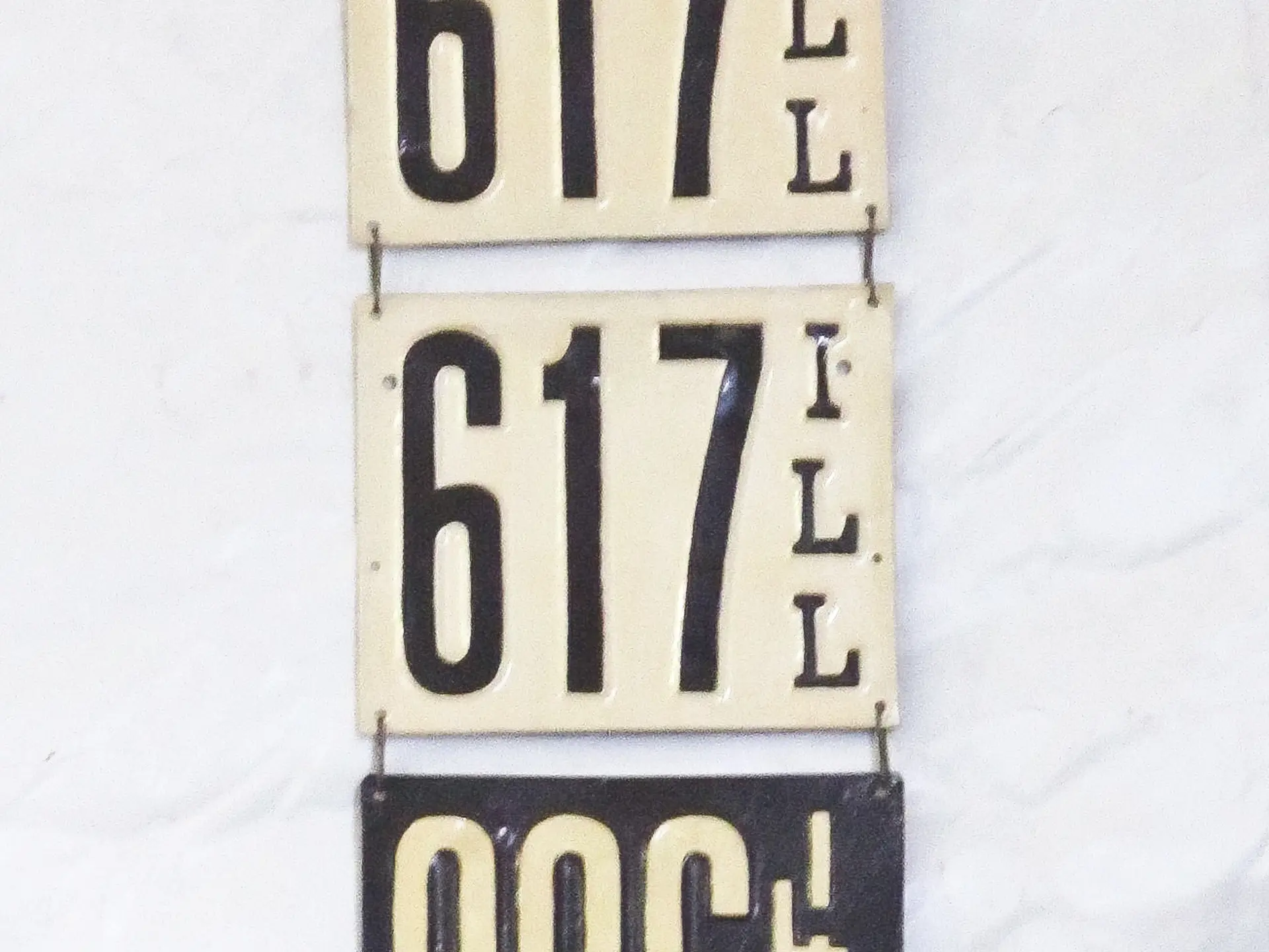 Early Illinois Three and Four Digit License Plates | The Lee Roy ...