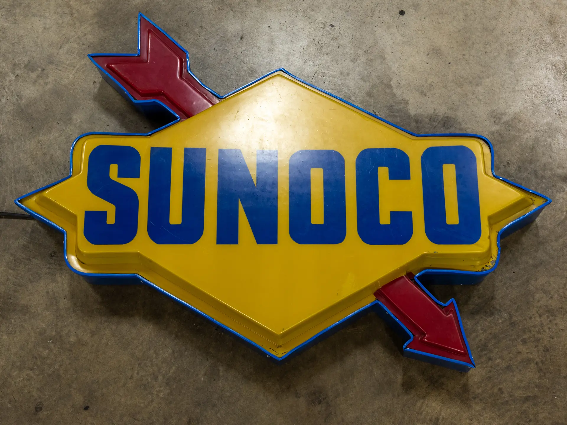 Sunoco Lighted Plastic Sign | Auburn Fall 2021 | RM Sotheby's