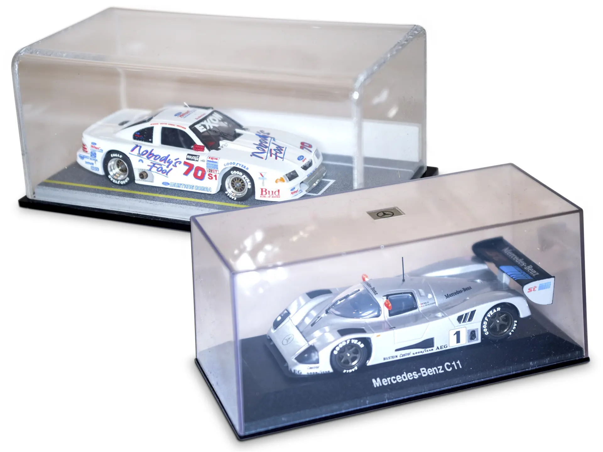"Nobody's Fool" Ford Mustang and Mercedes-Benz C11 1:43 Scale Model ...