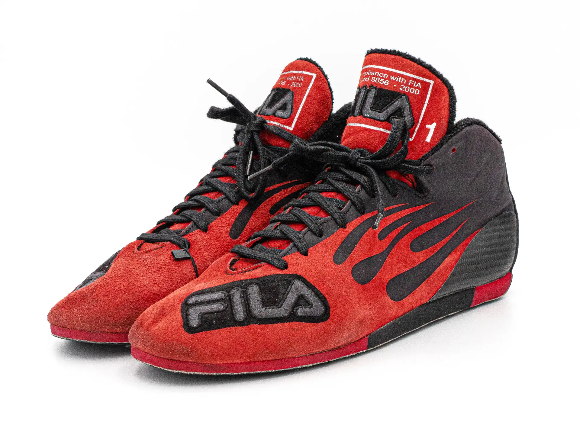 2004 Michael Schumacher Scuderia Ferrari Formula 1 Fila Racing Boots ...