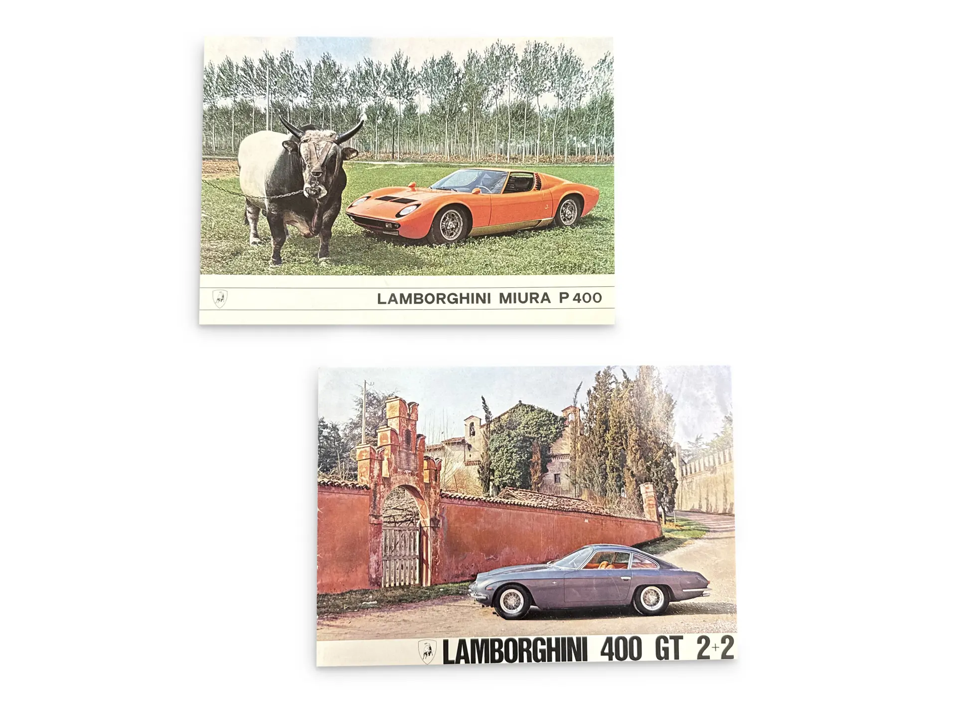 Lamborghini Miura P400 and 400 GT 2+2 Brochures | Unwrapped | The ...