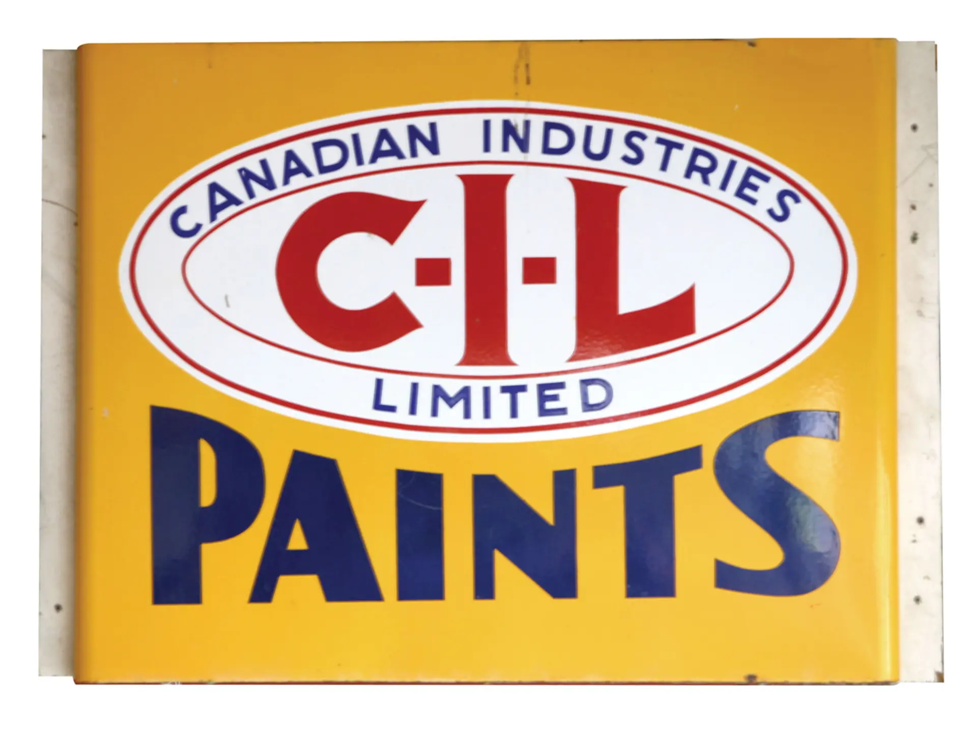 C.I.L. PAINTS SIGN | Private Collection of Tom & Marlene Stackhouse ...