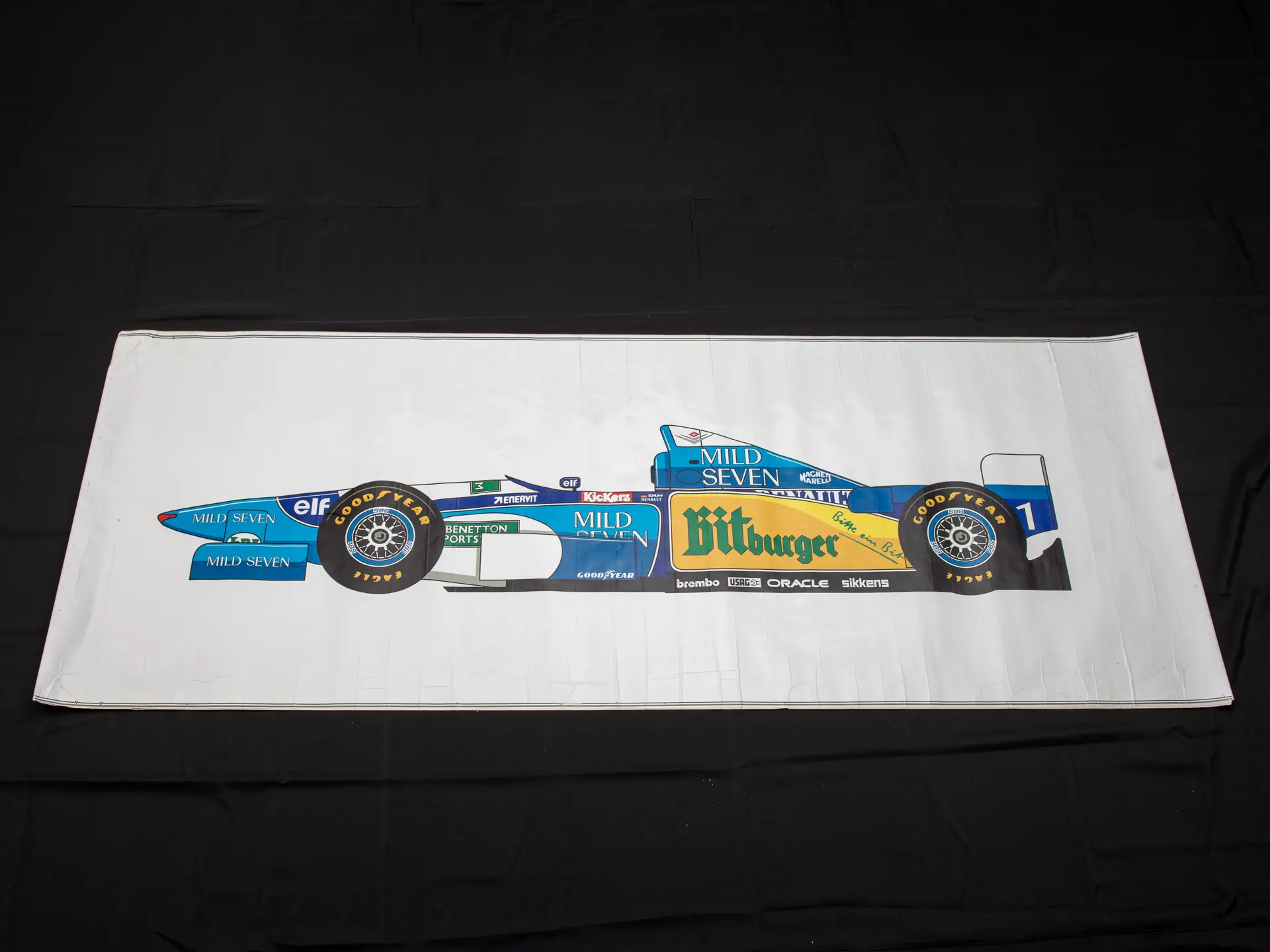 Benetton Formula 1 Car Decal | Full Throttle – The Schumacher ...
