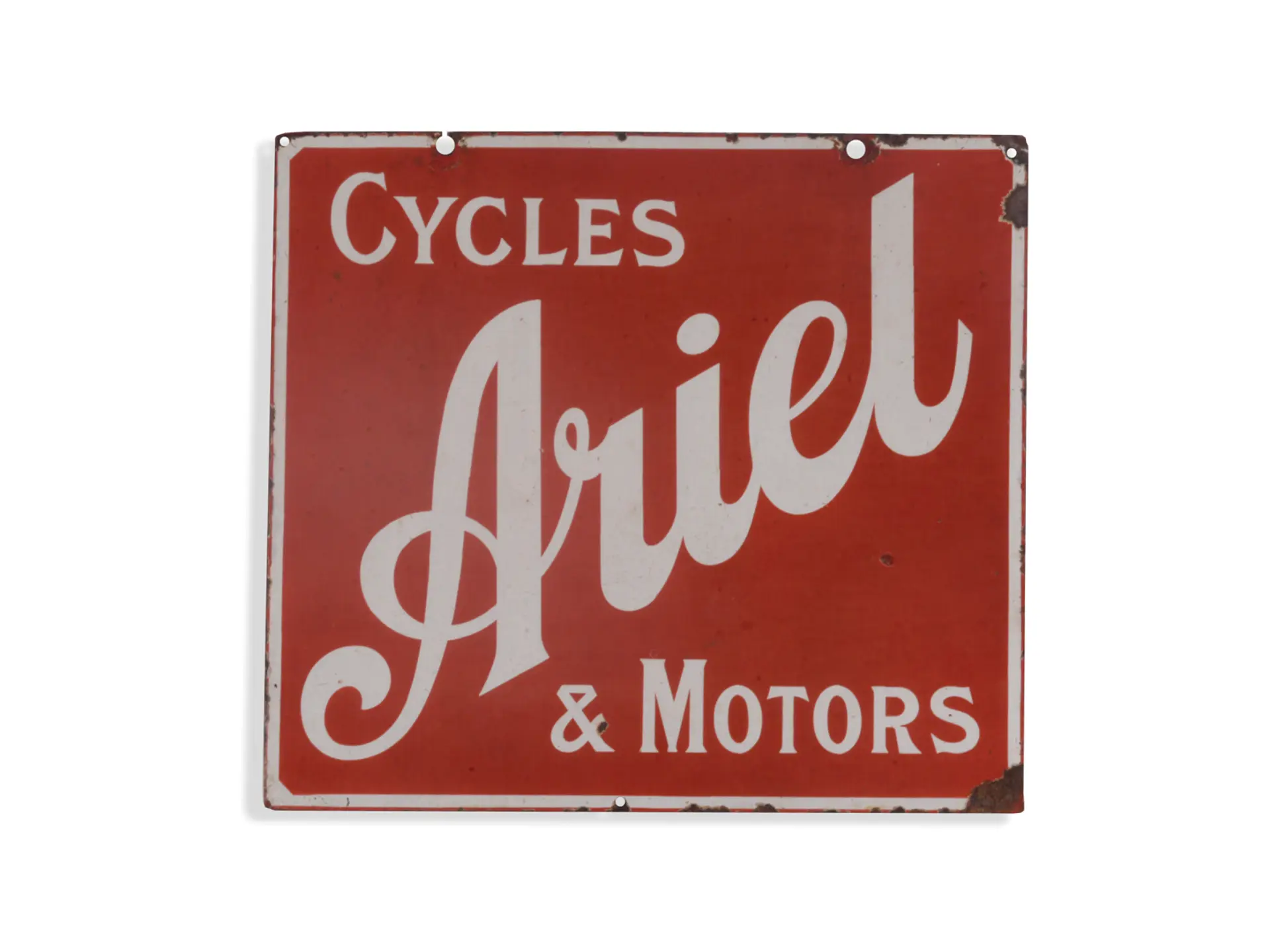 ARIEL CYCLES & MOTORS SIGN | The Ponder Collection | RM Sotheby's