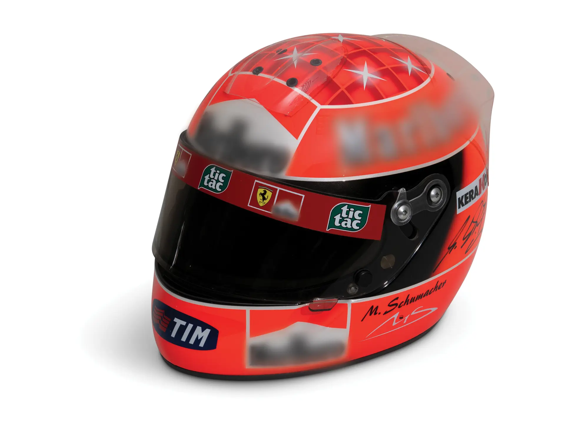Michael Schumacher Ferrari Signed Helmet, 2001 | Online Only: Formula 1 ...
