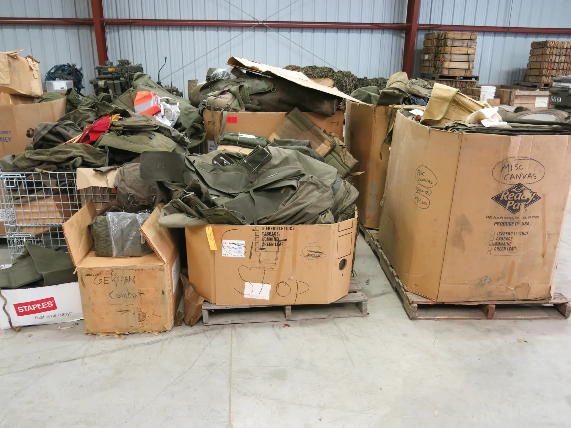 Miscellaneous Canvas Covers and Sleeping Bags | The Littlefield ...
