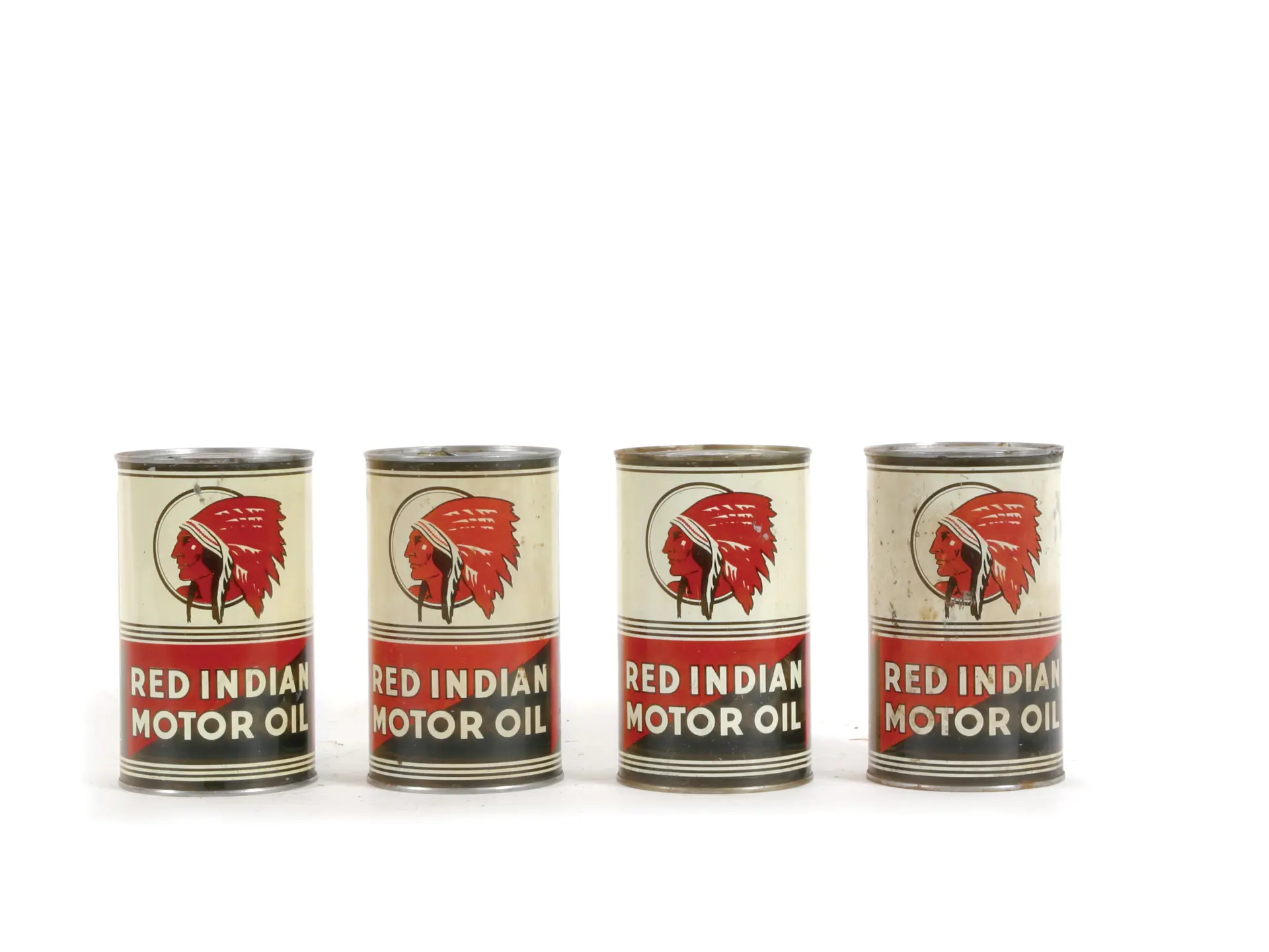 RED INDIAN OIL CANS | Private Collection of Tom & Marlene Stackhouse ...