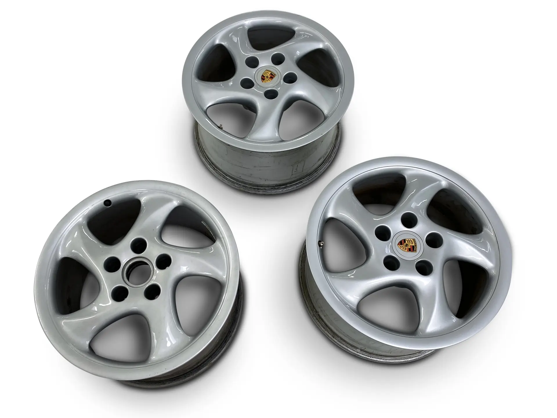 Three Porsche “Turbo Twist” Wheels | The White Collection | Online | RM ...
