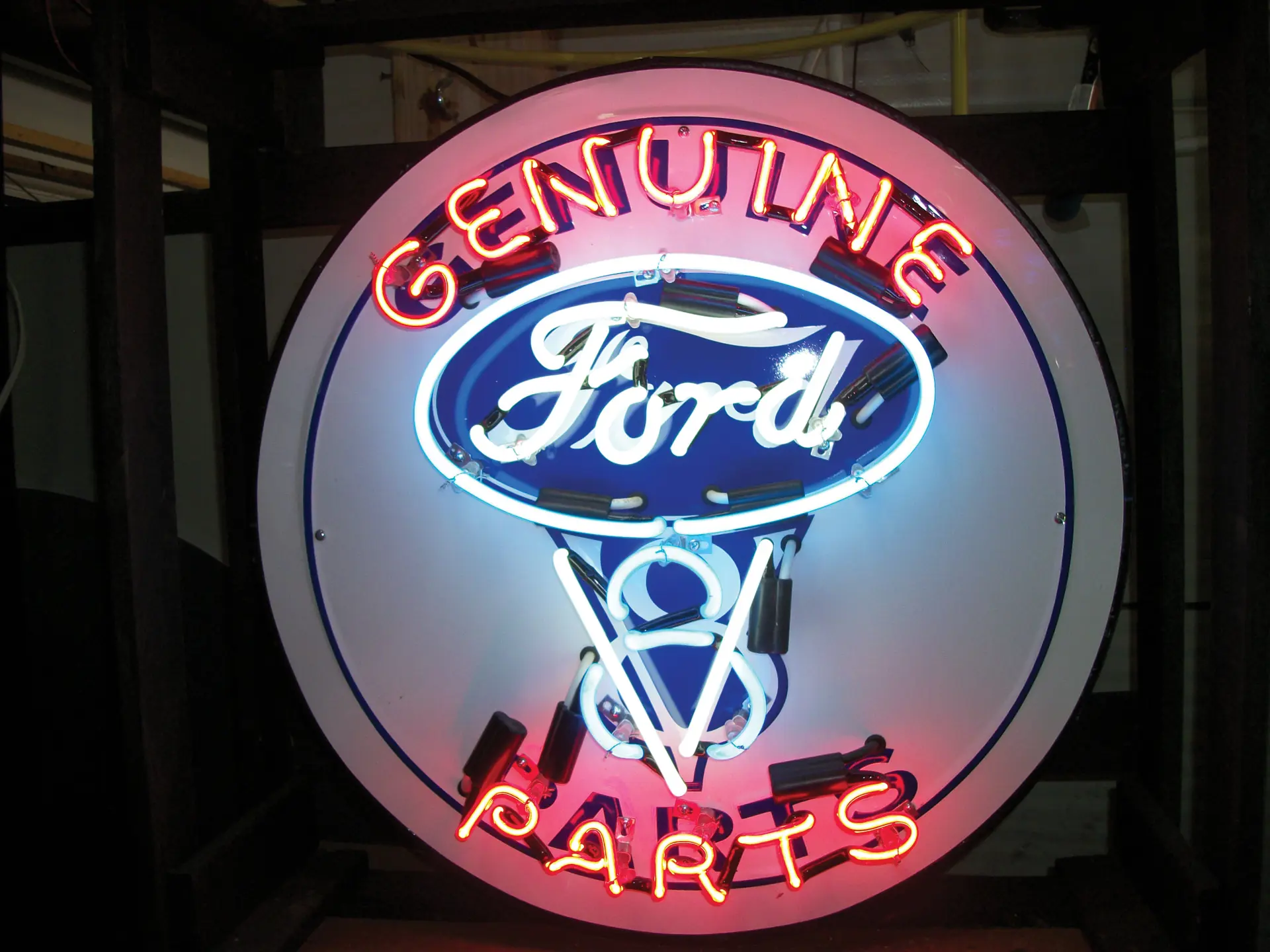 Ford V8 Neon (24 Inches Round) | Auburn Fall 2013 | RM Sotheby's