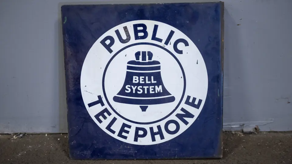 Bell Public Telephone Double-Sided Flange Sign | Auburn Fall 2021 | RM ...