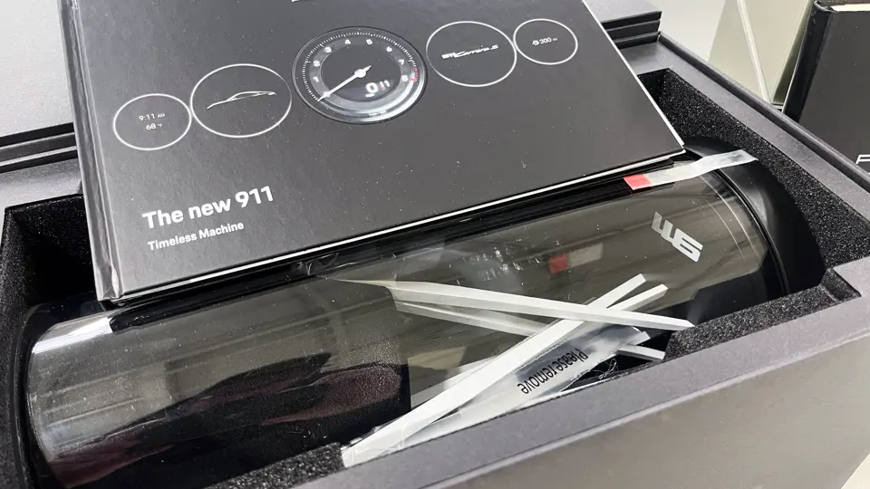Porsche 911 Clock Gauge, Stand, Sculpture, Model, and Notebook | The ...