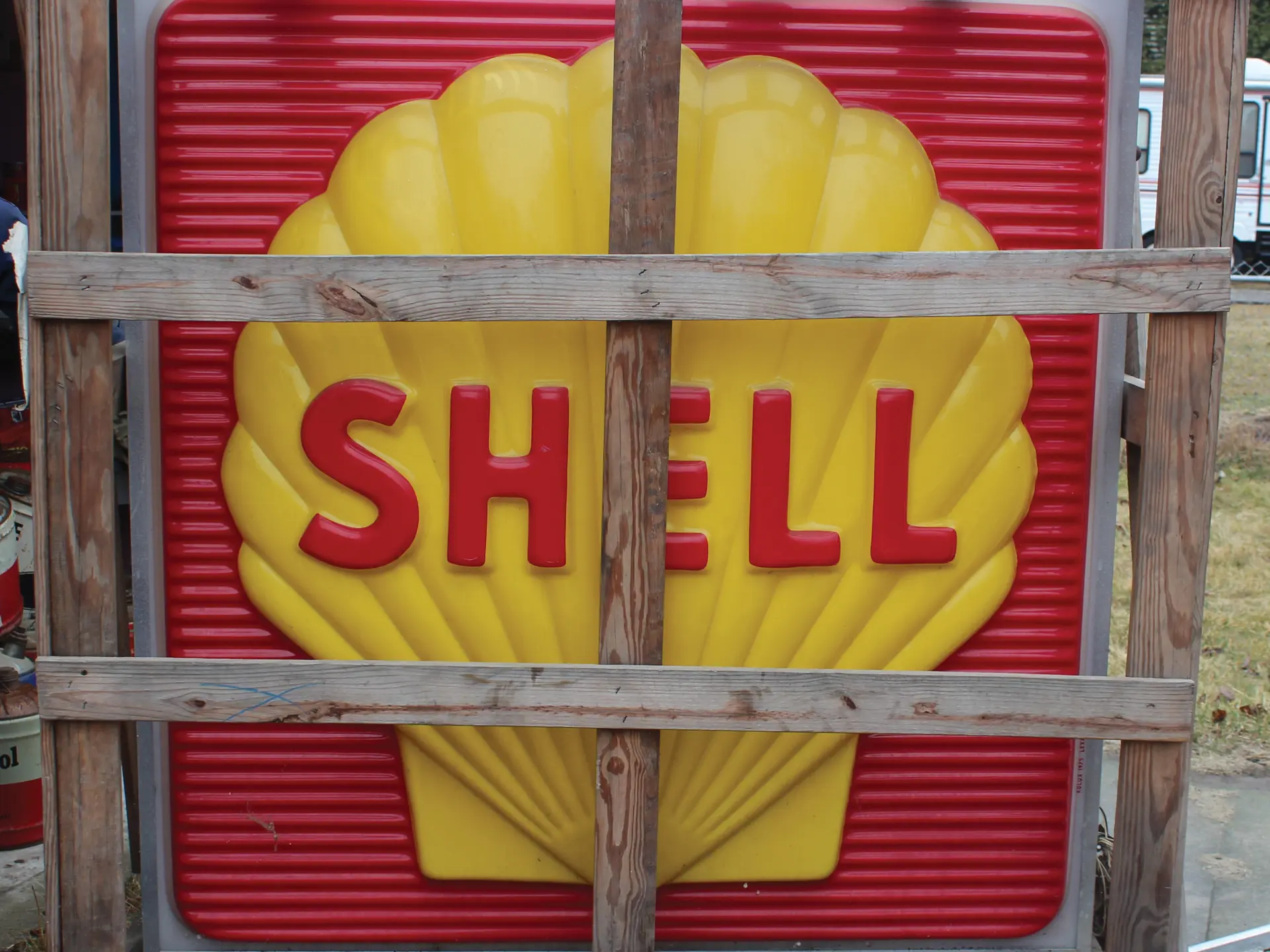 Shell Lighted Sign in Original Crate | Auburn Spring 2018 | RM Sotheby's