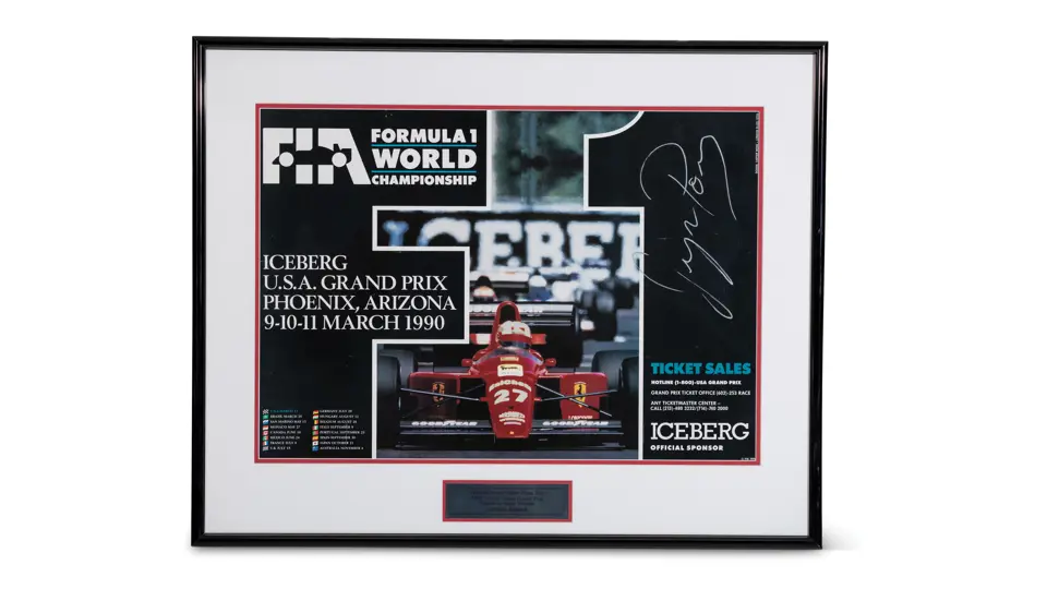 Formula 1 Signed Event Posters | Online Only: Formula 1 Memorabilia ...