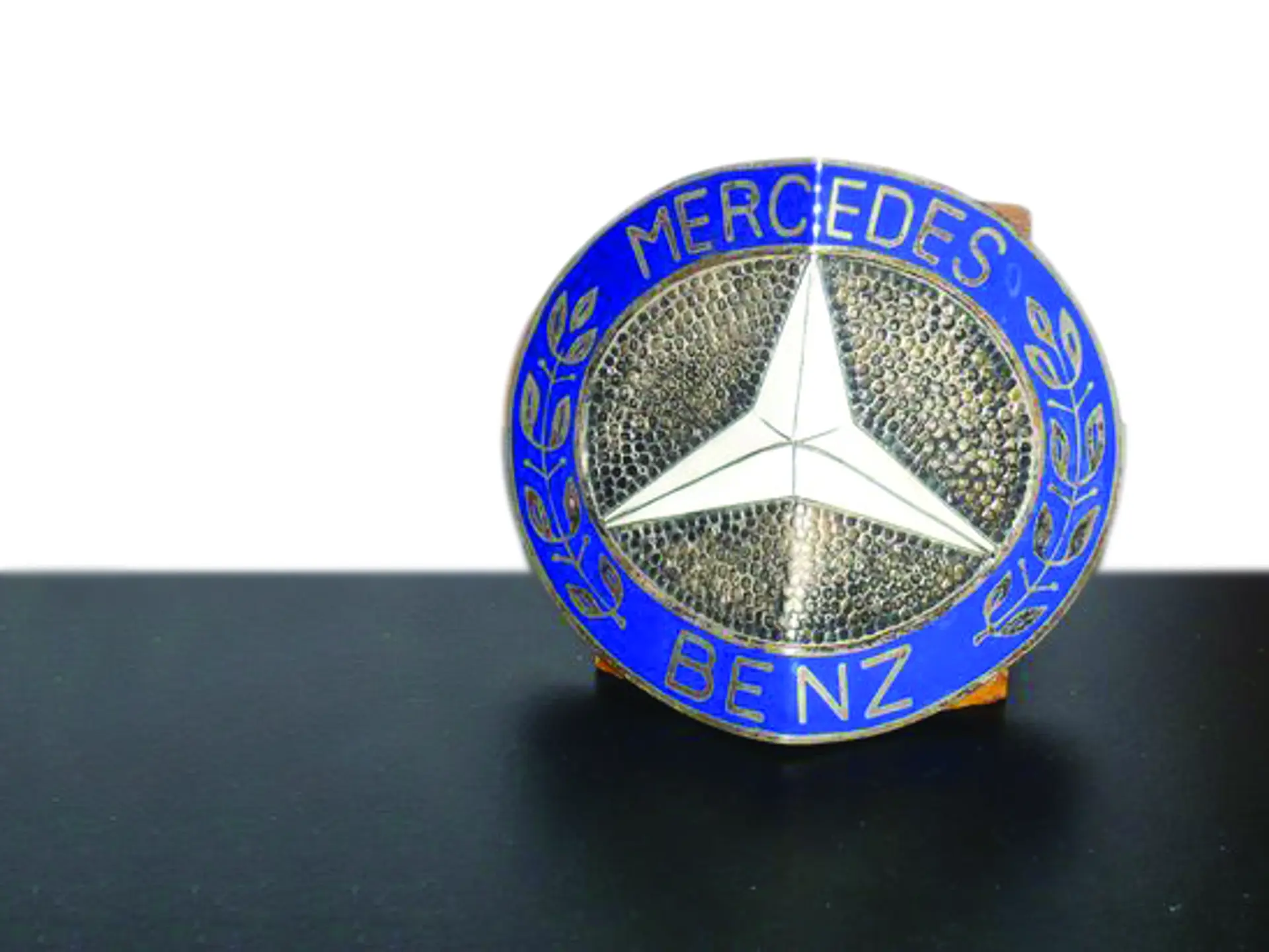1934 Mercedes Cloisonné Badge | Vintage Motor Cars of Meadow Brook 2009 ...