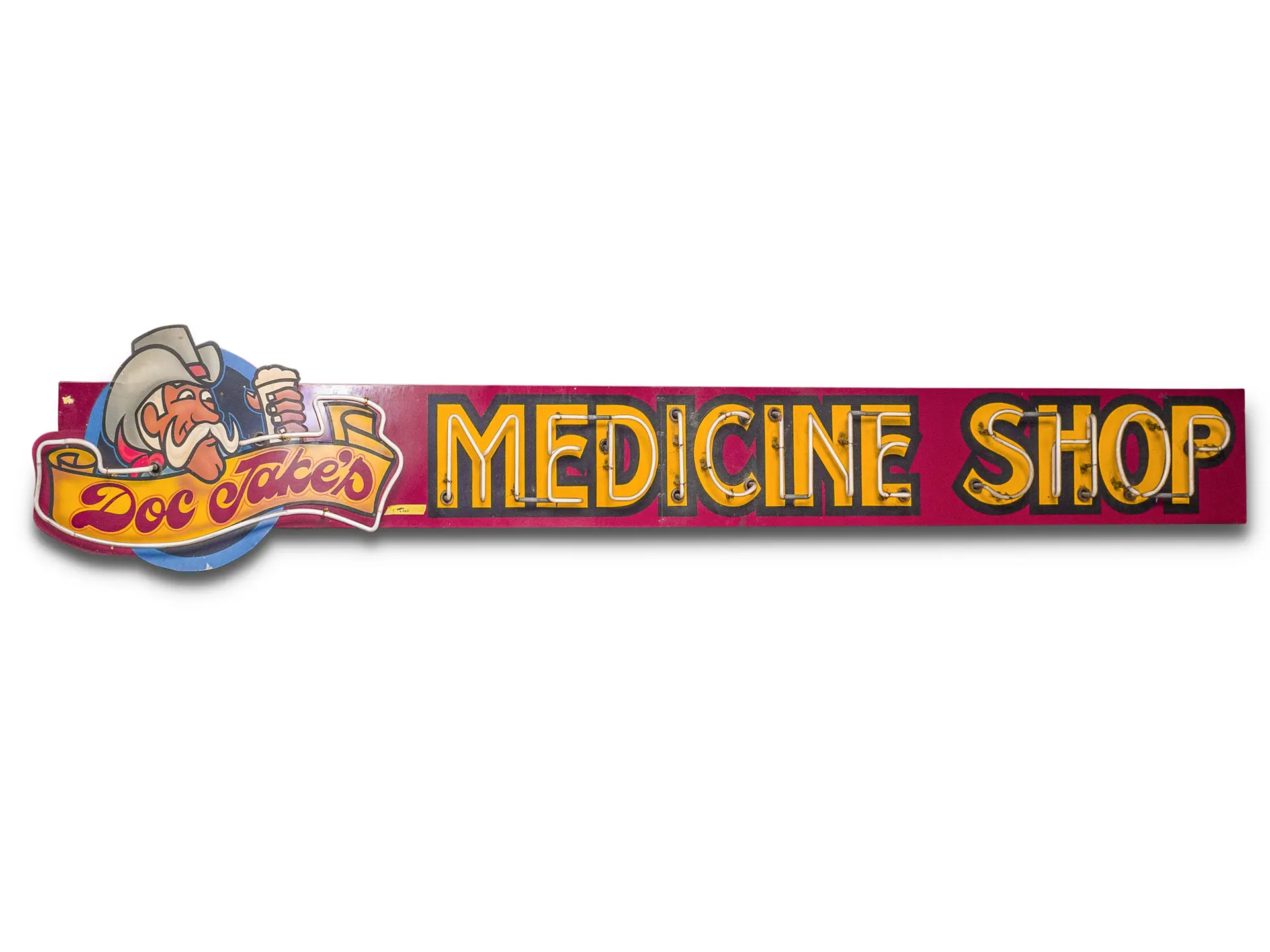 Doc Jake's Medicine Shop Large Single-Sided Neon Sign | THE MITOSINKA ...