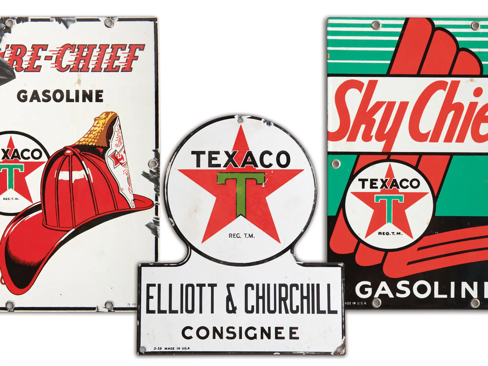 Three Texaco Signs | The Dingman Collection 2012 | RM Sotheby's