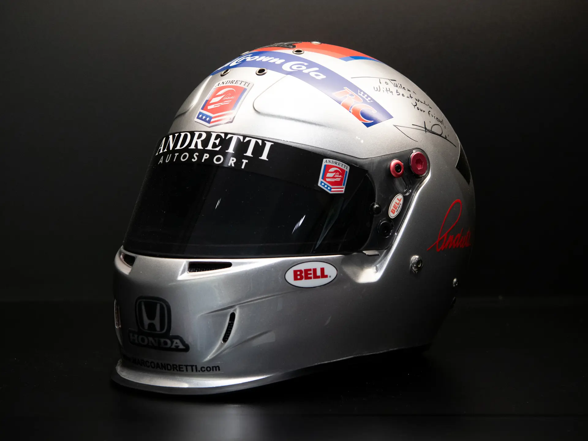 Mario Andretti Autographed Racing Helmet | Dare to Dream | Online | RM ...