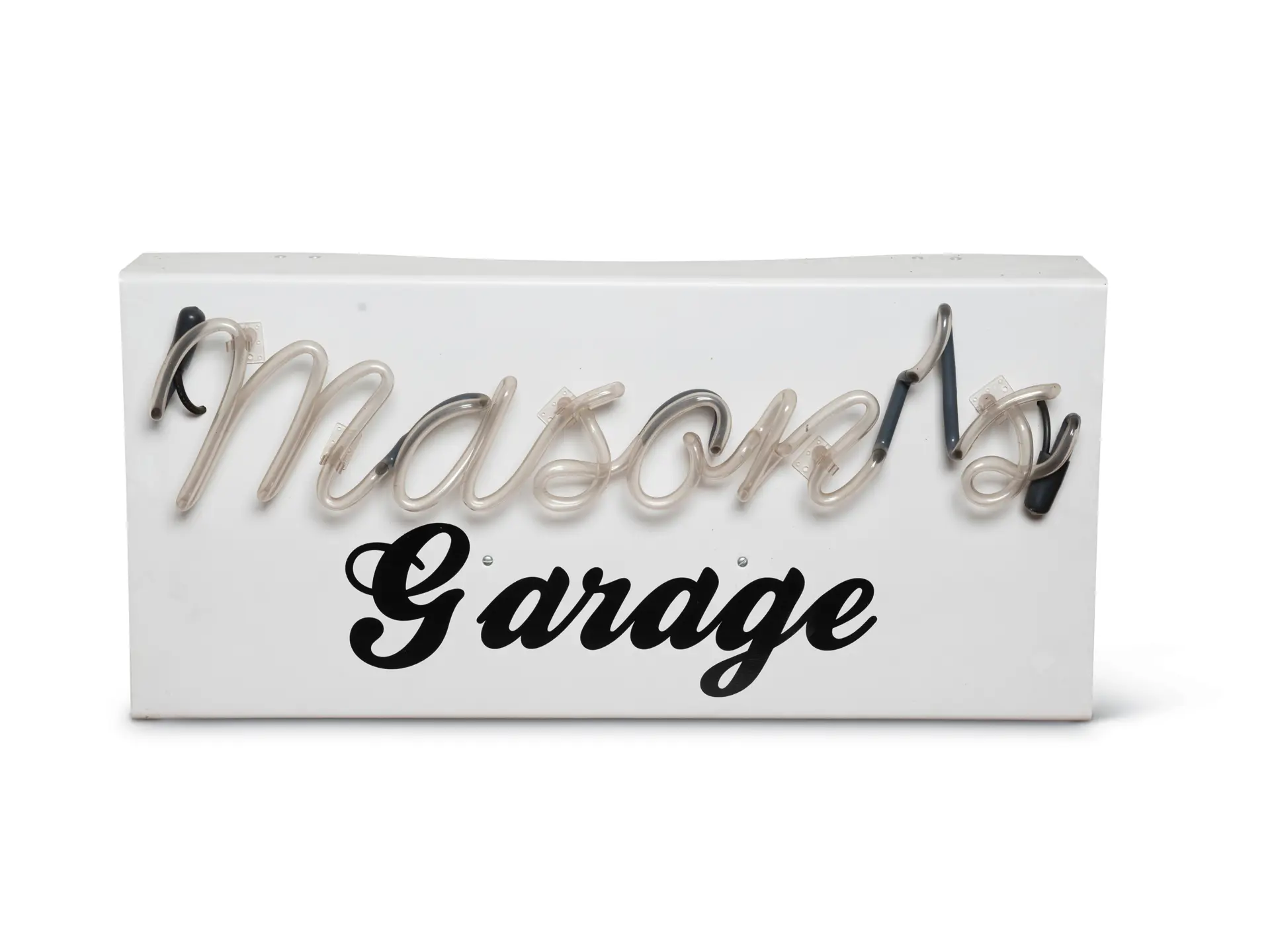 Mason's Garage Neon Sign | The Guyton Collection | RM Sotheby's