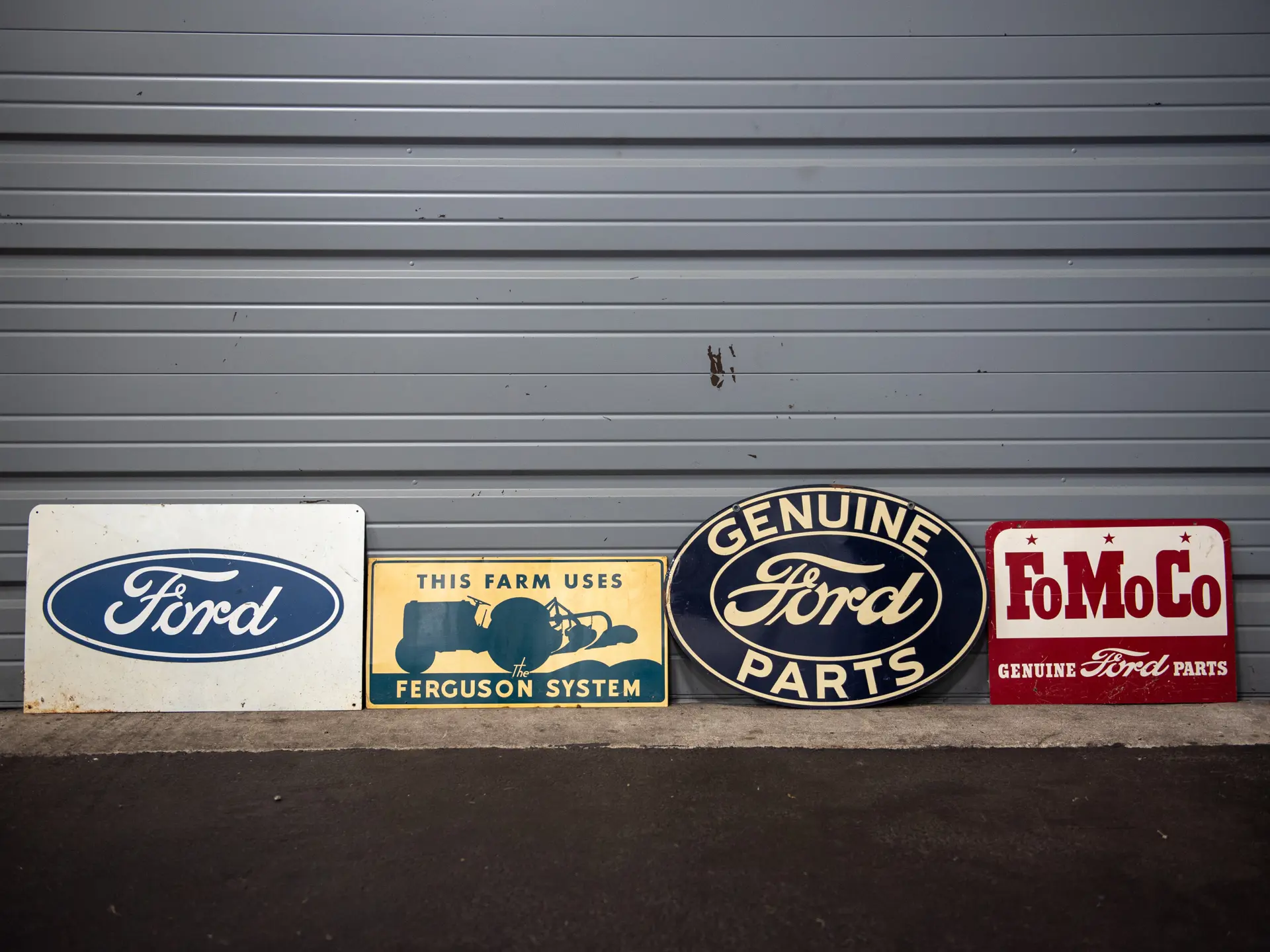 Ferguson, Ford, and FoMoCo Signs | Auburn Fall 2021 | RM Sotheby's