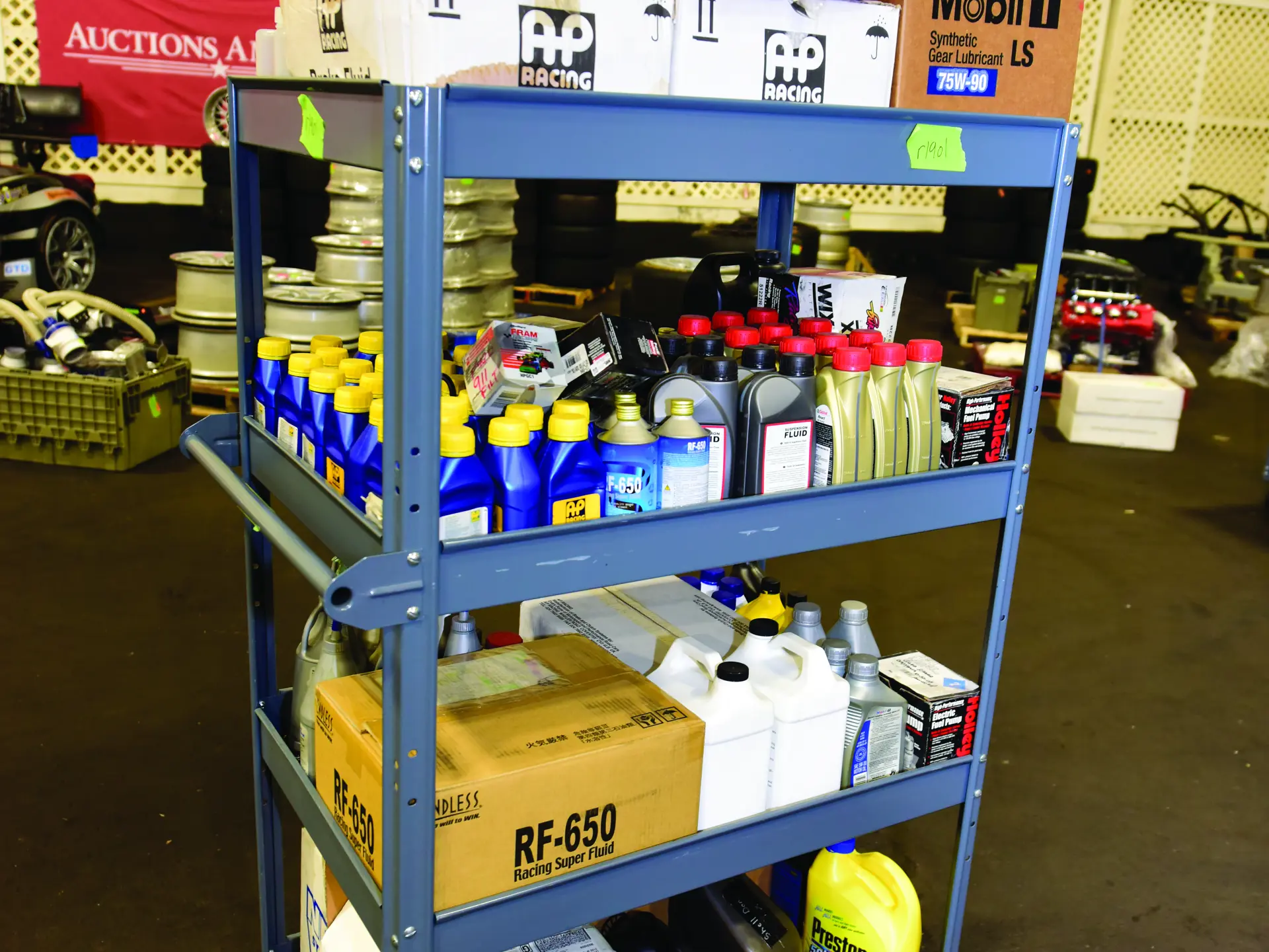 Assorted Lubricants And Cart | Auburn Spring 2017 | RM Sotheby's