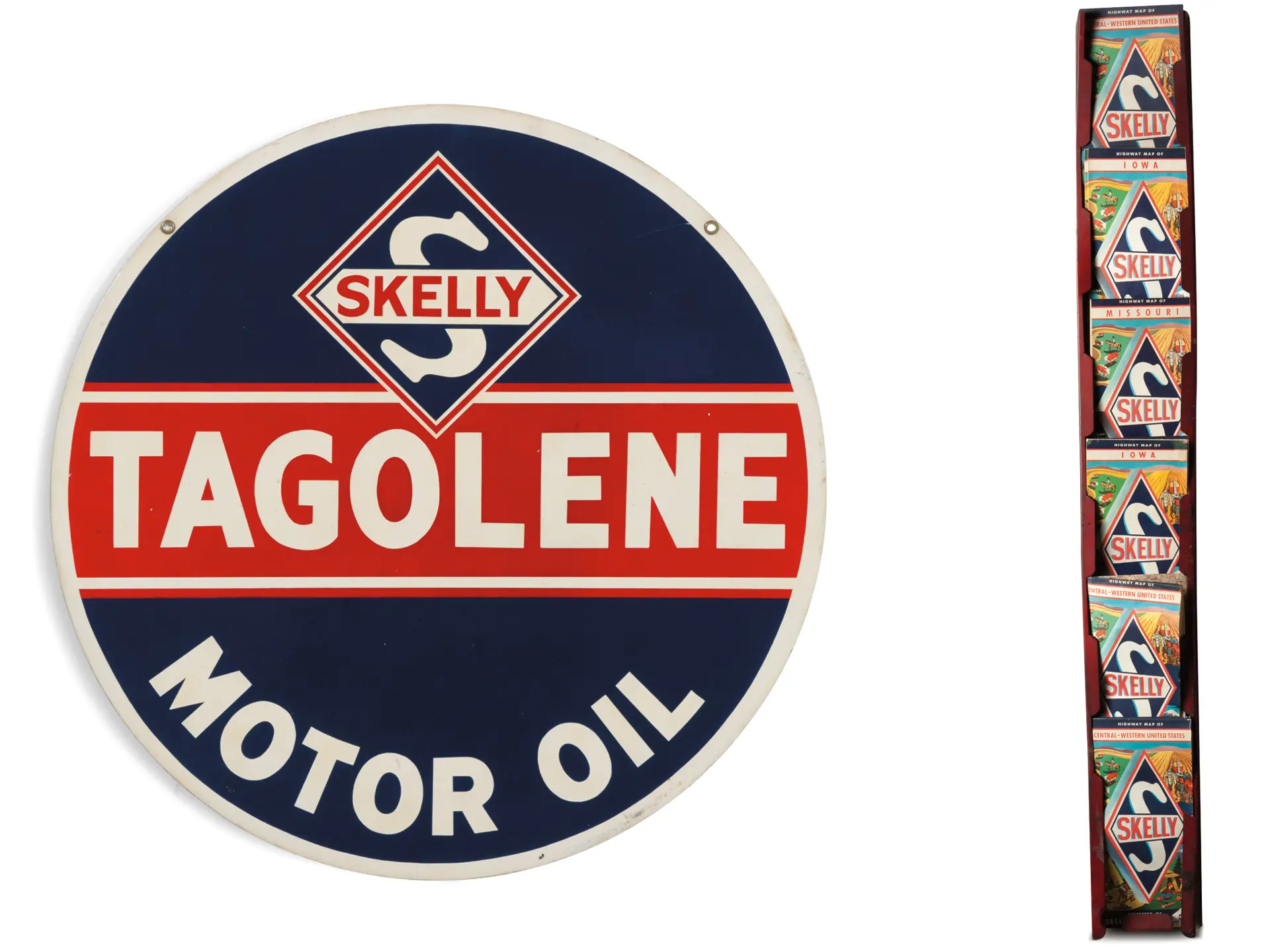 Skelly Sign & Map Rack | The Dingman Collection 2012 | RM Sotheby's
