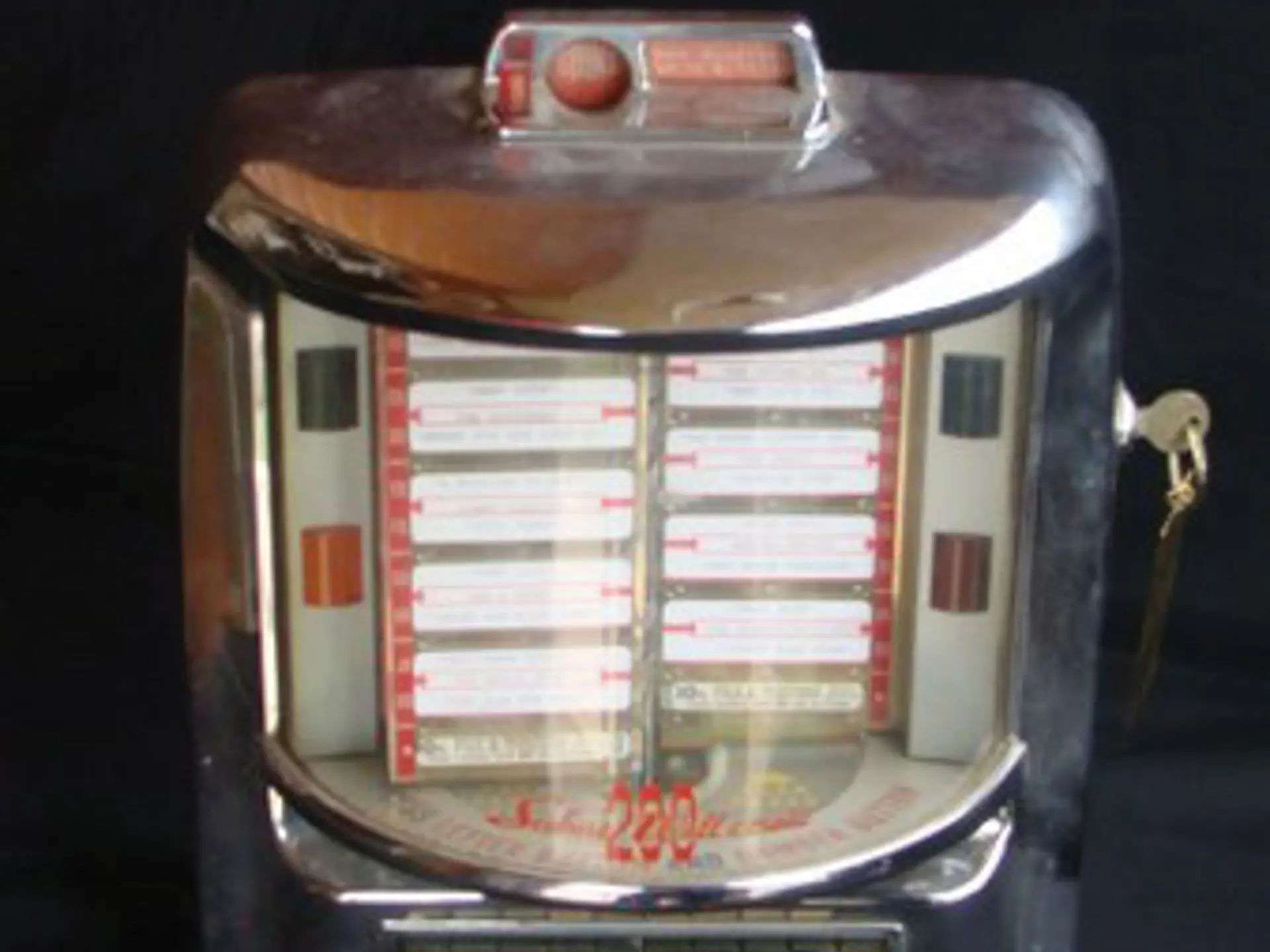 Extraordinary Clean Booth Jukebox with key (14.5 tall) | Auburn Spring ...