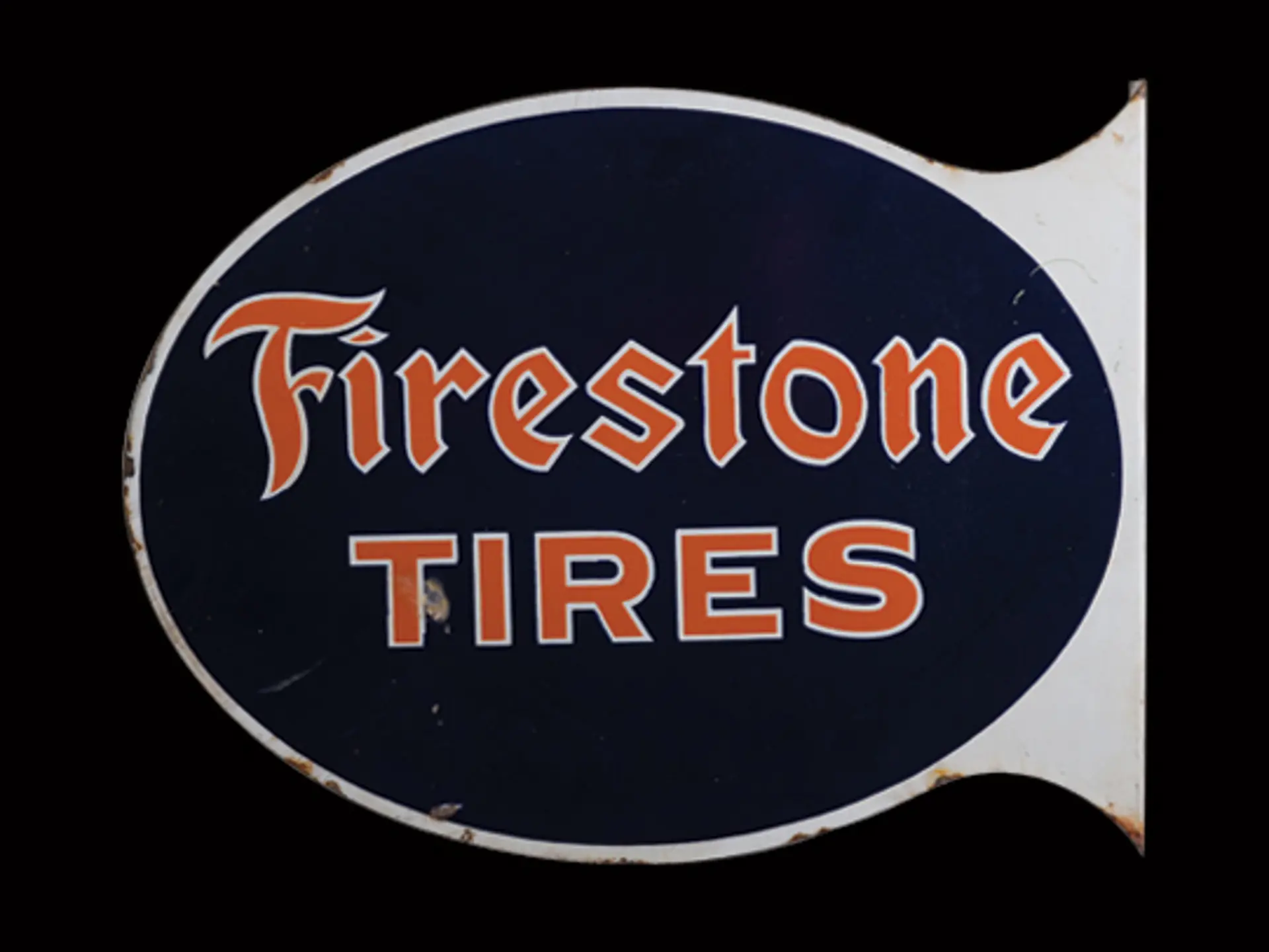 Firestone Tires Flange Sign | Vintage Motor Cars of Hershey 2009 | RM ...