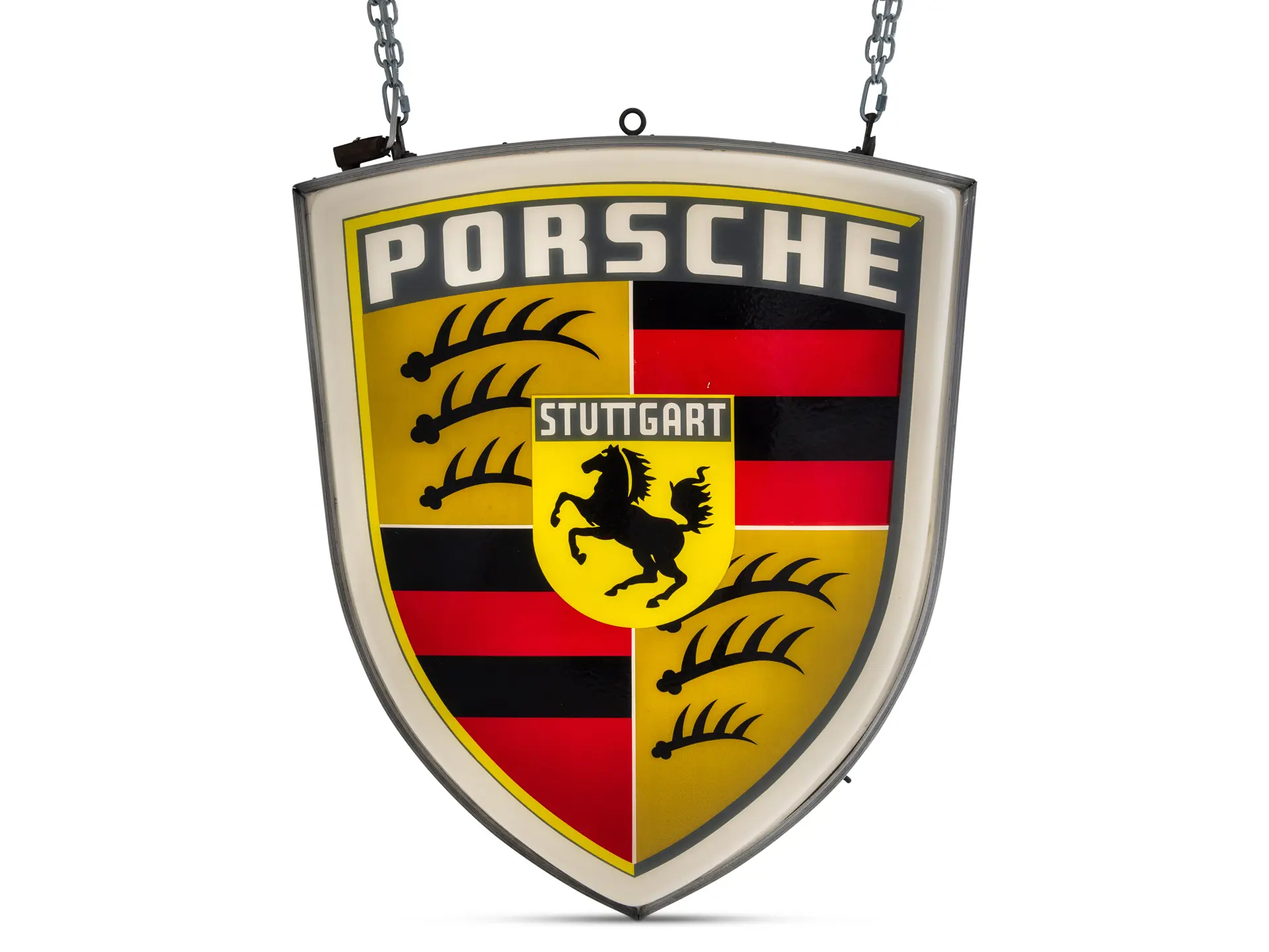 Porsche Dealership Outdoor Hanging Illuminated Sign | The White ...