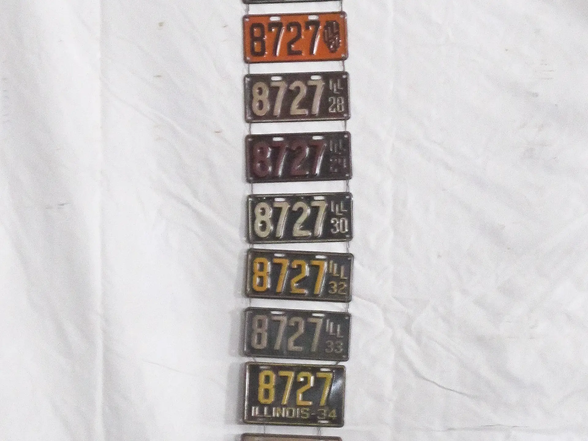 Sequential Illinois License Plates 1920 - 1940 | The Lee Roy Hartung ...